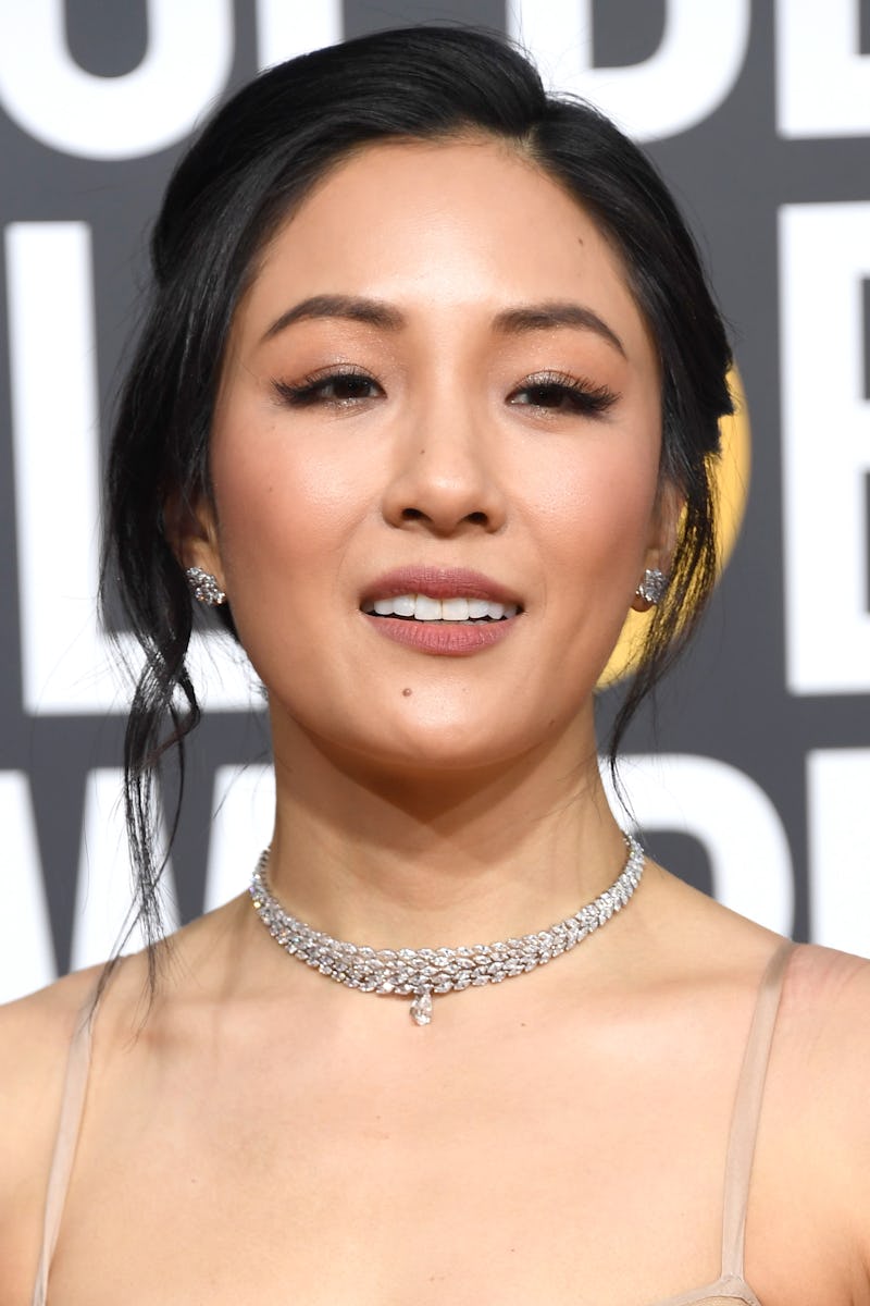 Constance Wu's 2019 Golden Globes Dress Was The Ultimate Sheer Lingerie ...