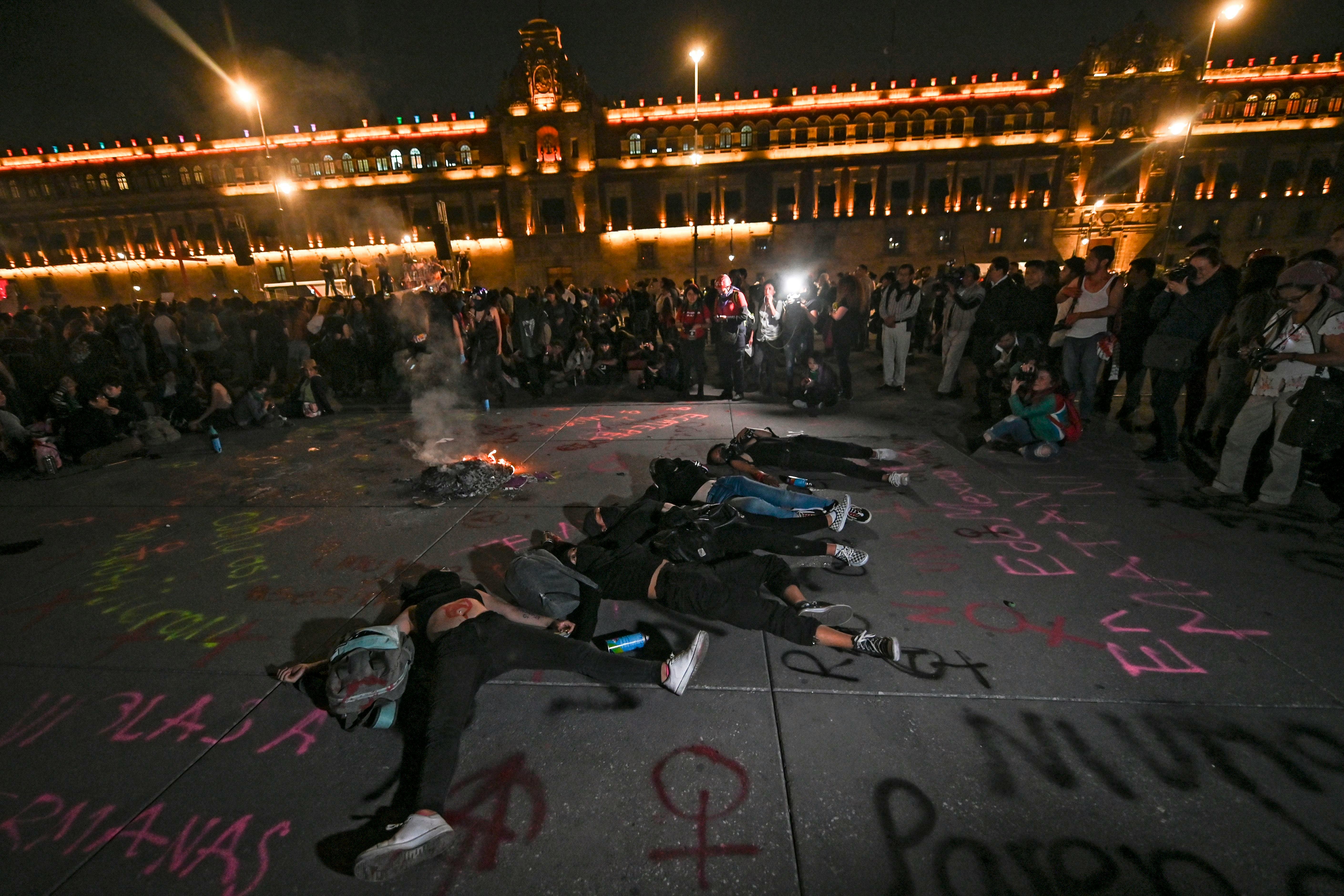Photos Of Protests For International Day For The Elimination Of ...