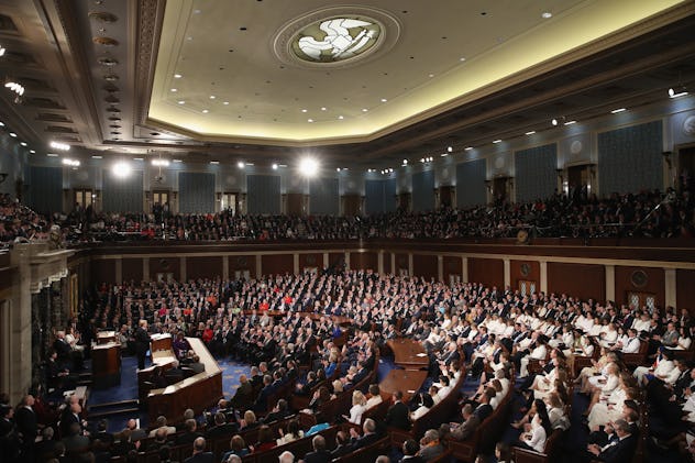 Photos Of Women Wearing White At The State Of The Union Send A Stunning ...