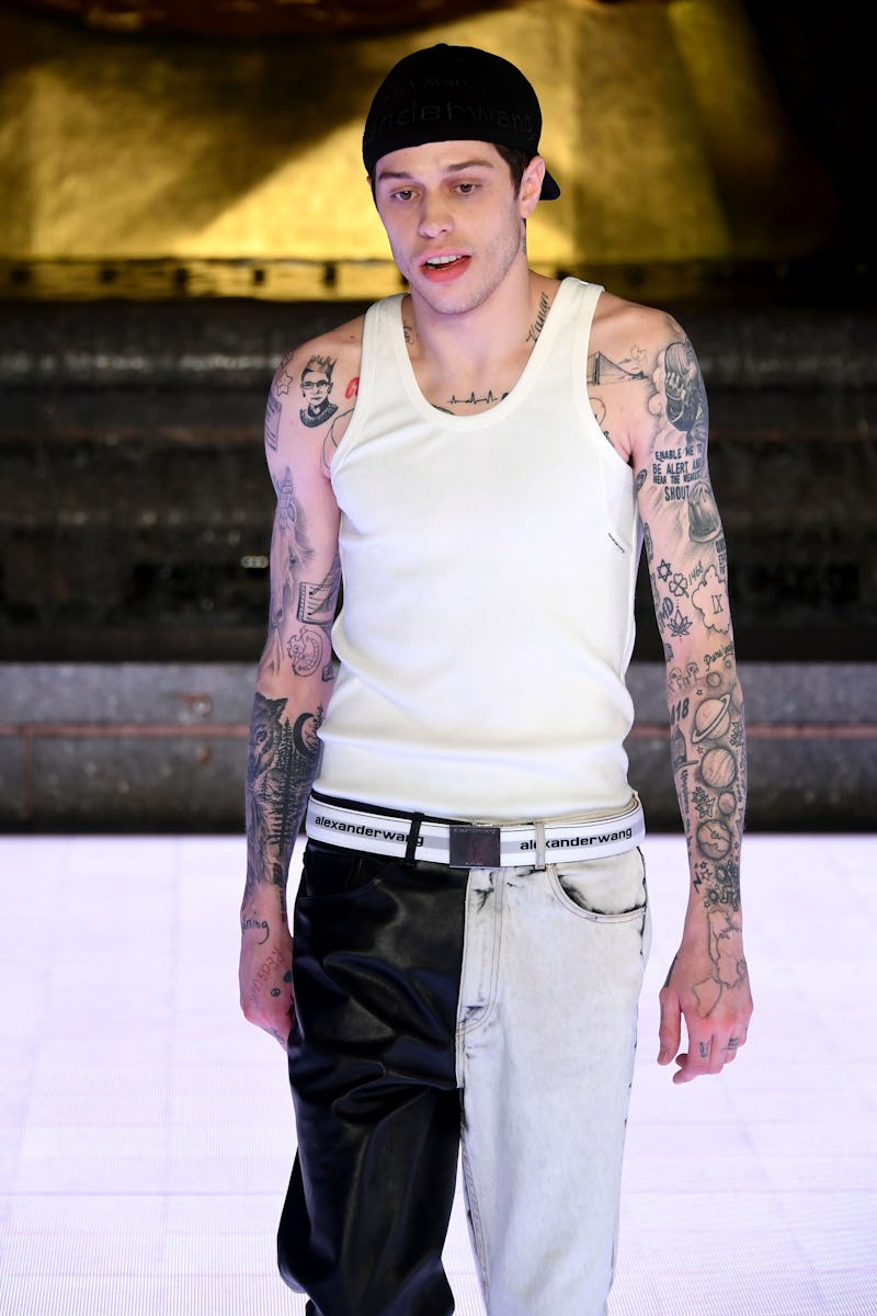 Pete Davidson Modeled In Alexander Wang's Runway Show In His Trademark ...
