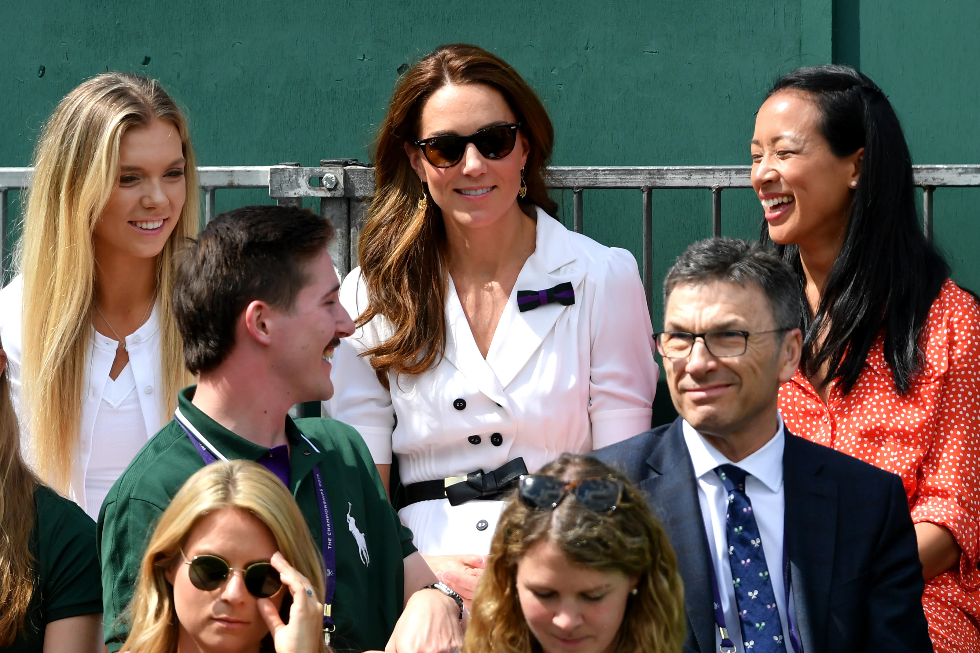 What Does Kate Middleton's Green & Purple Bow At Wimbledon Mean? The ...