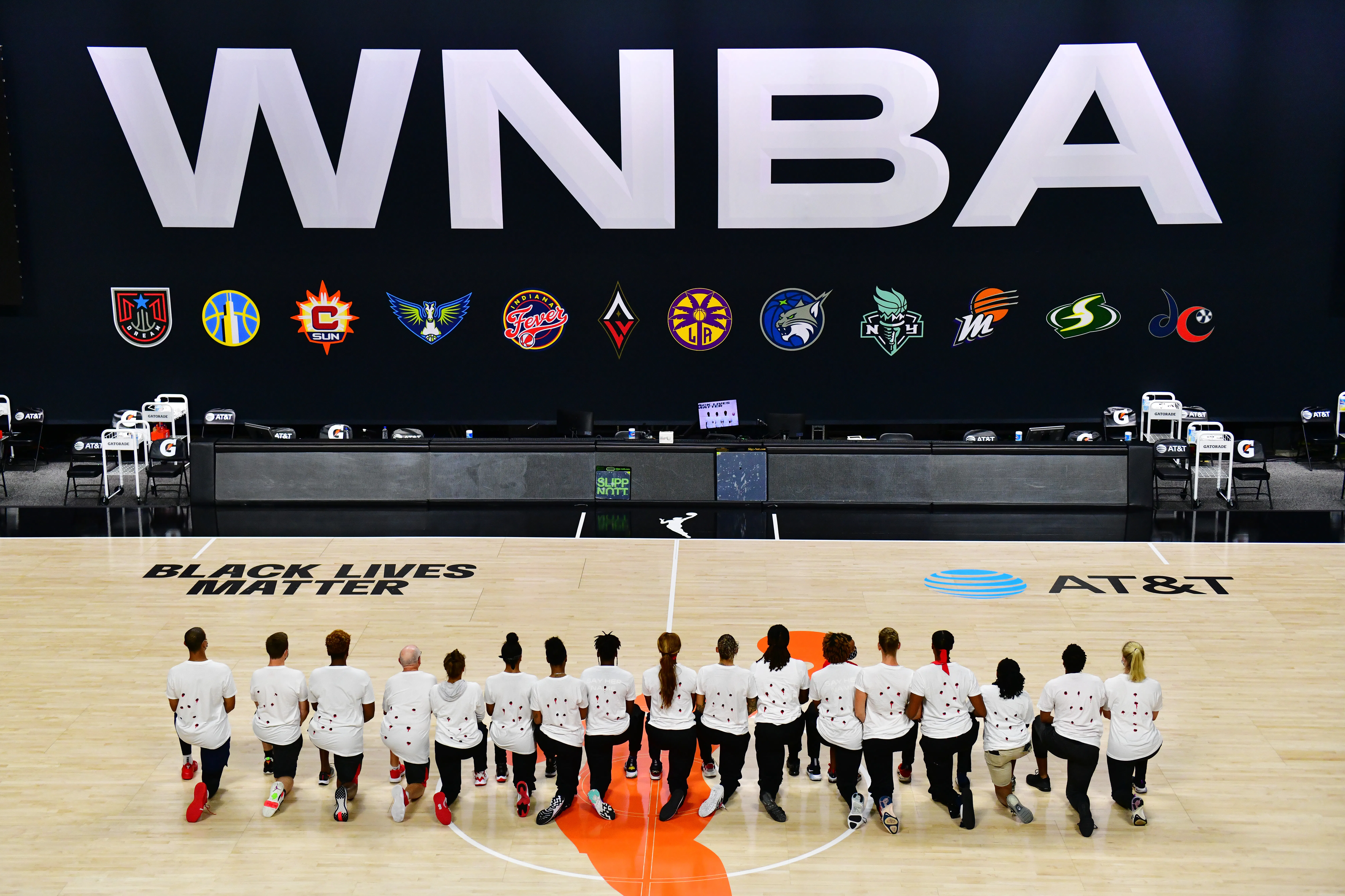 WNBA's Washington Mystics Wear Jacob Blake Shirts To Protest Police ...