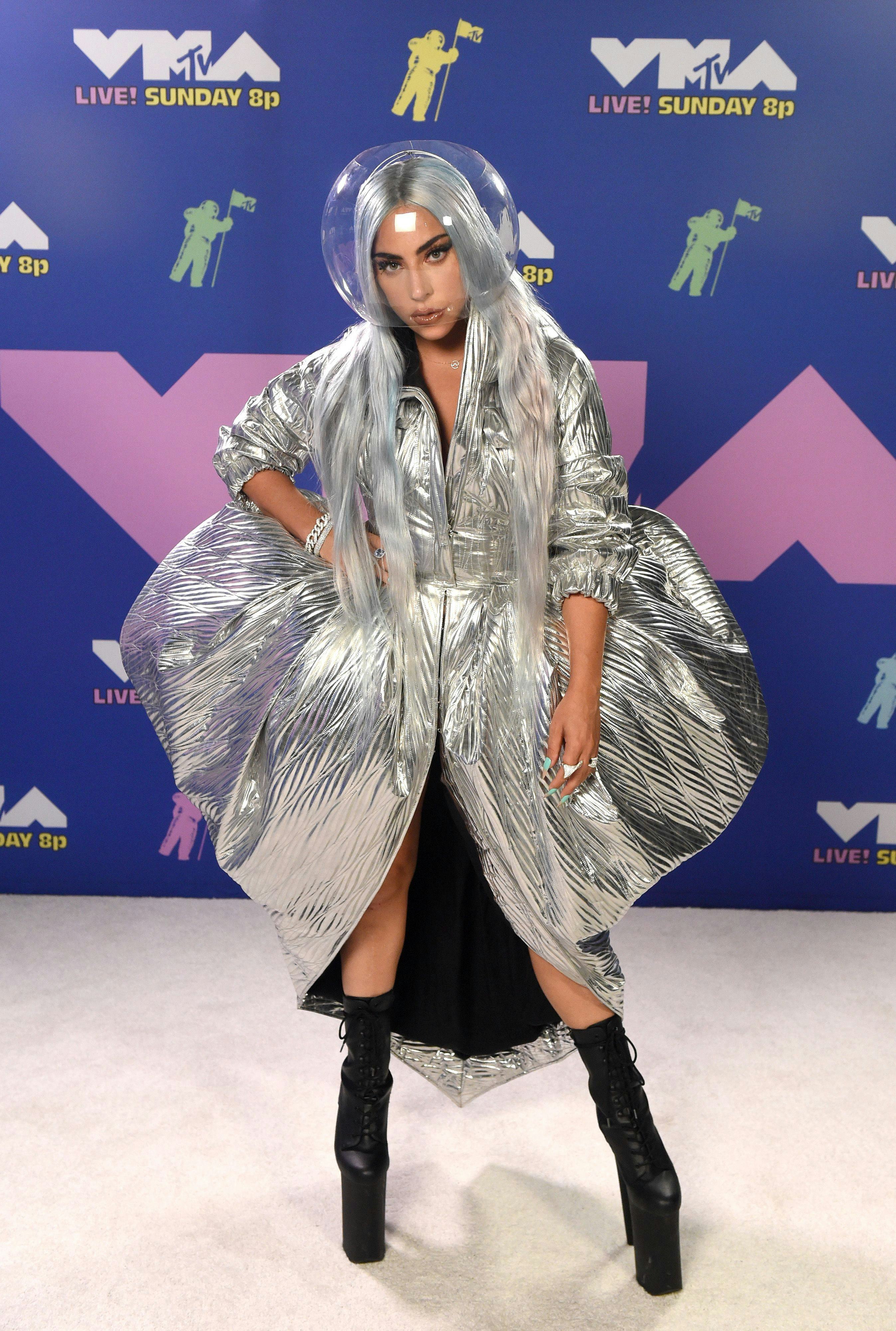 Lady Gaga's Hair At The 2020 MTV Video Music Awards Matched Her ...