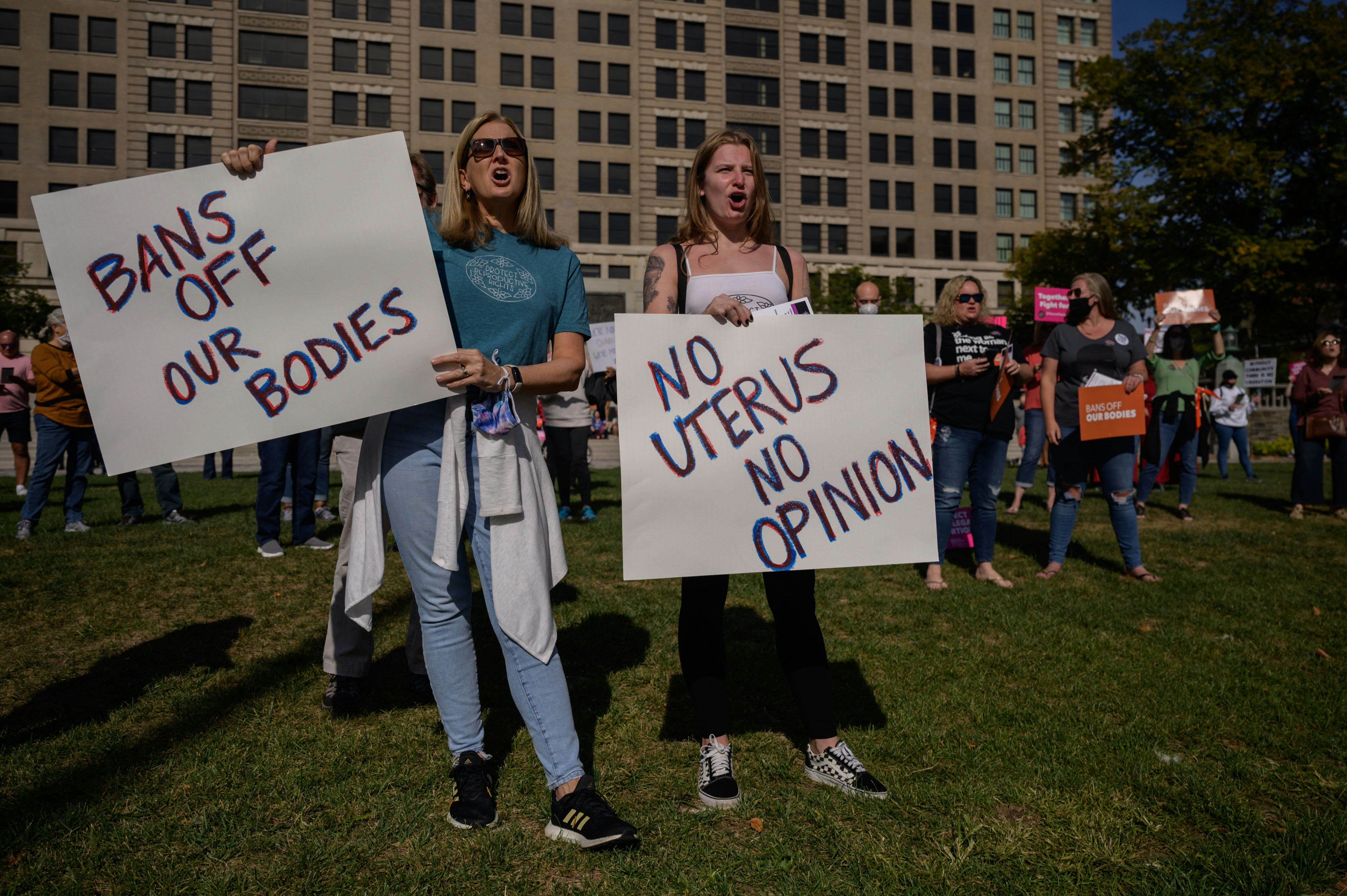 16 Best Signs From The Abortion Rights Marches On Oct. 2