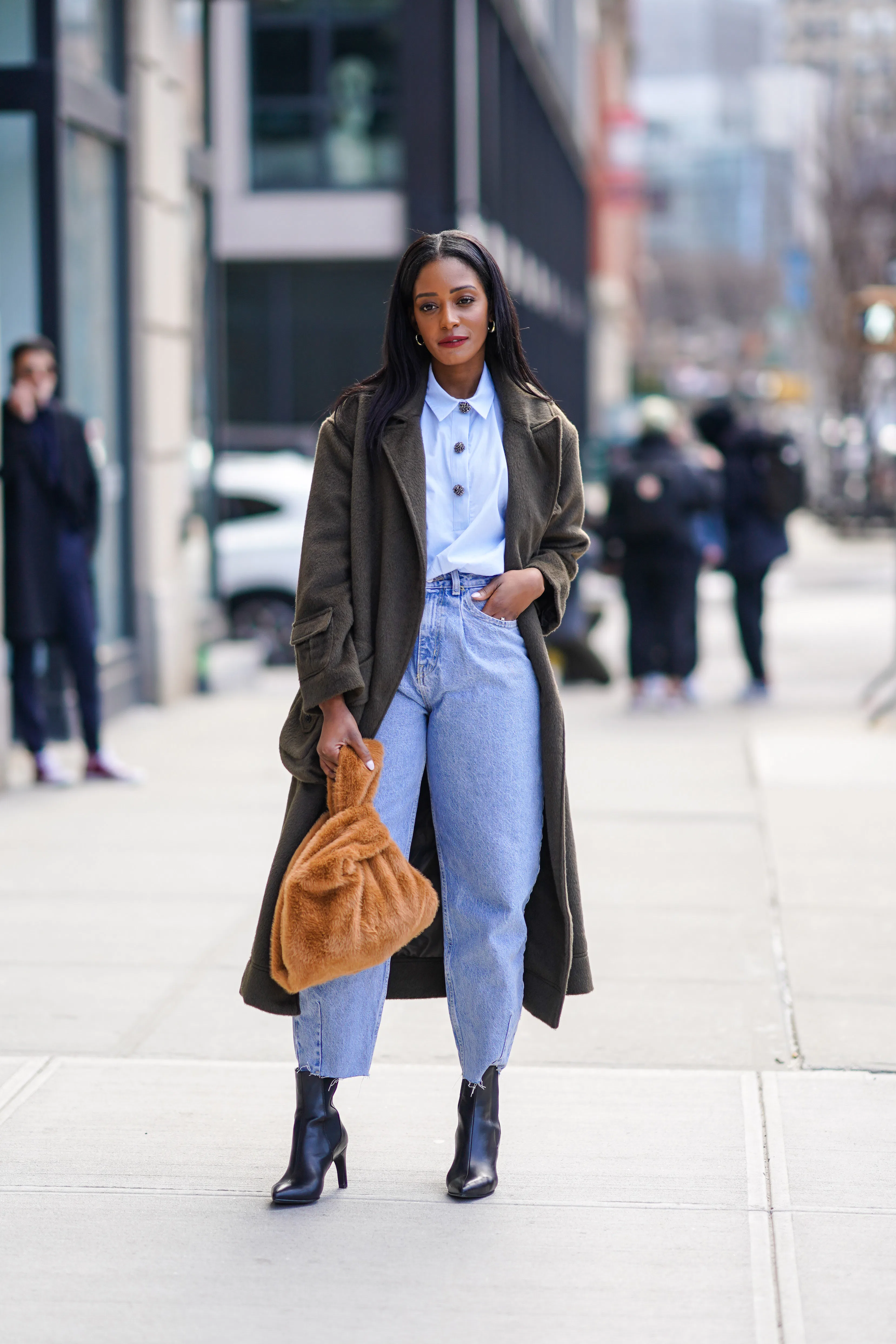 Why The Trouser Jeans Trend Is Having A Moment Right Now