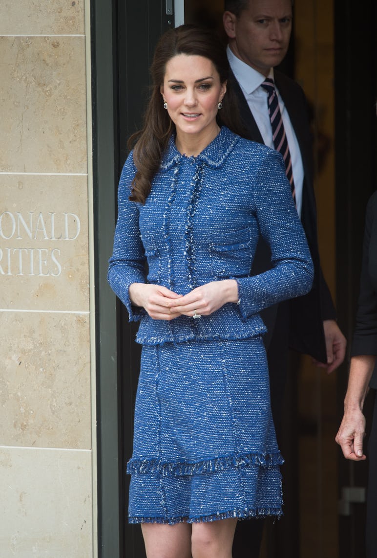 Kate Middleton Rewore A Tweed Jacket For Her Latest Video Call