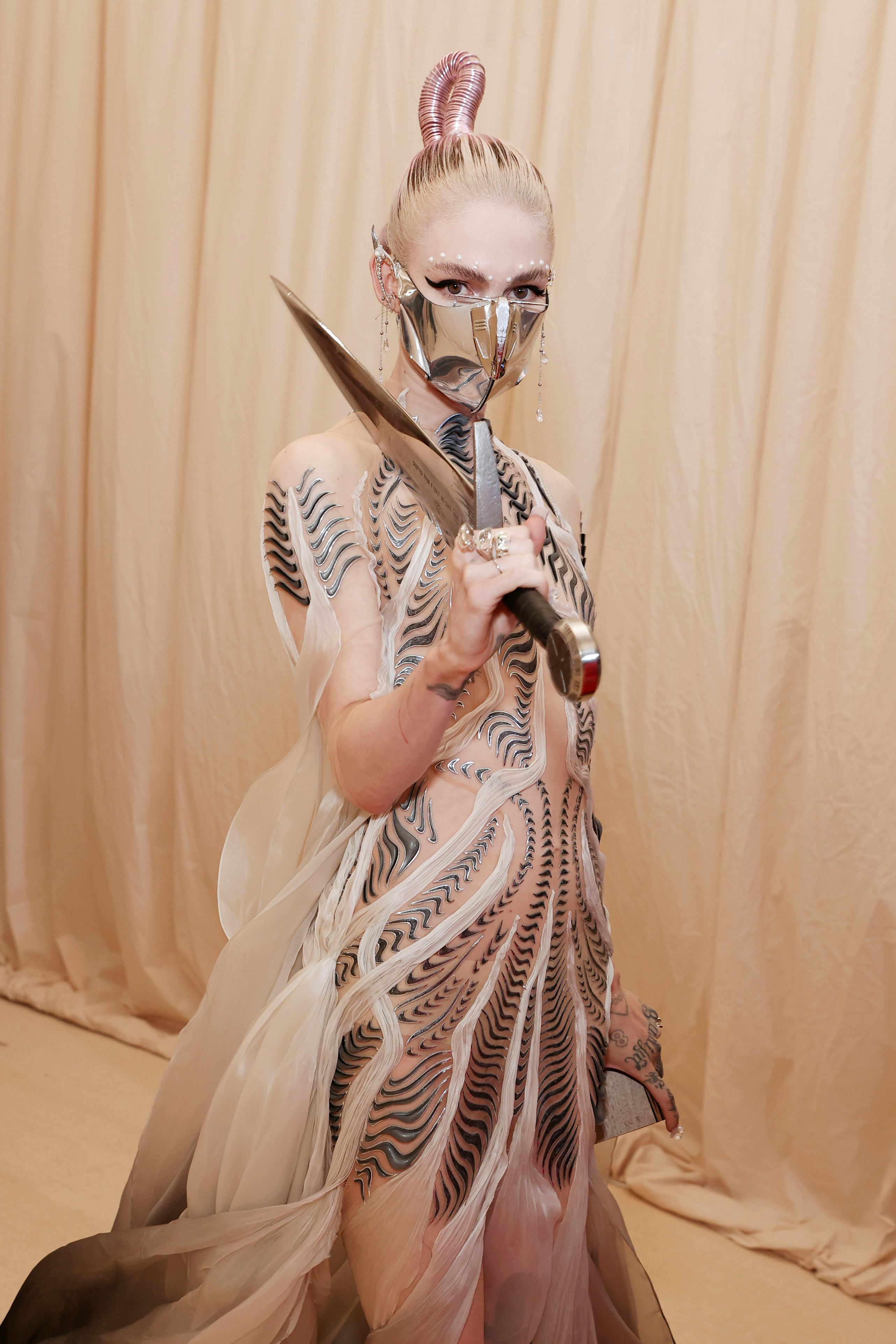 Grimes’ Met Gala Sword, Explained