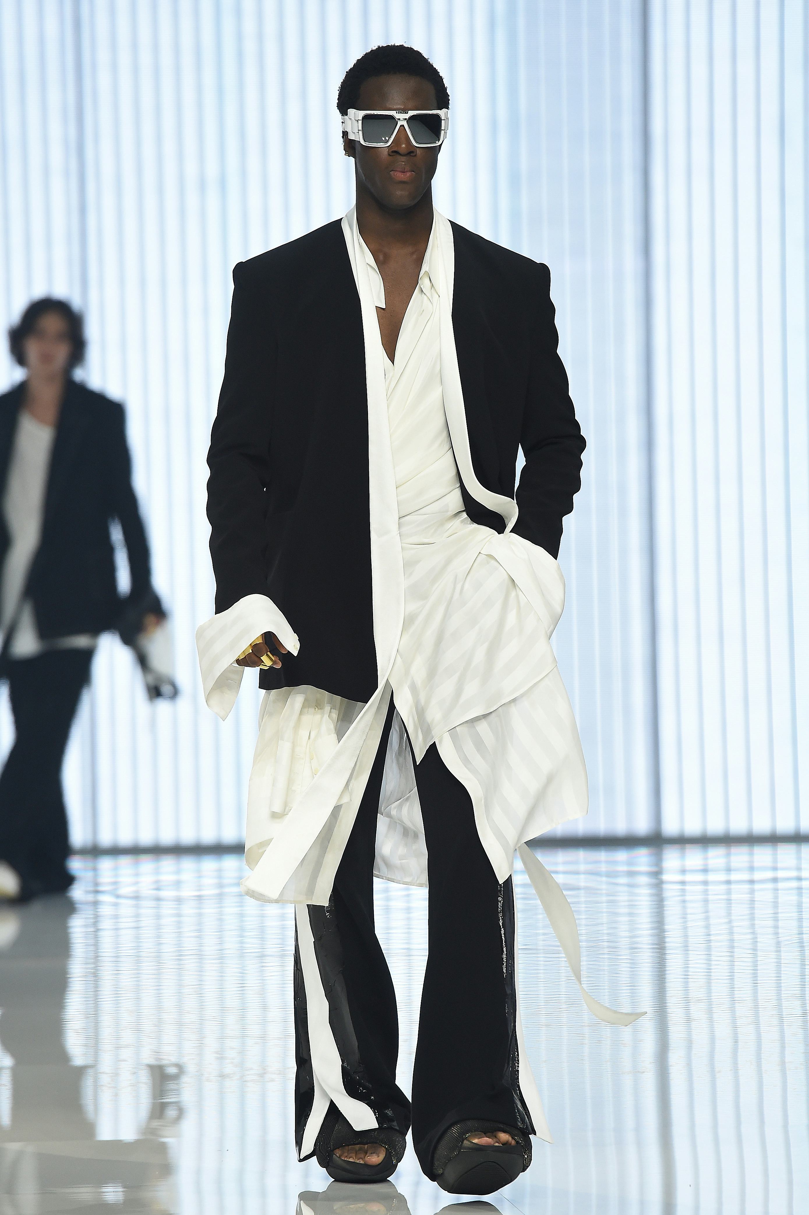 Wisdom Kaye Made His Runway Debut At Balmain's Spring 2022 Show