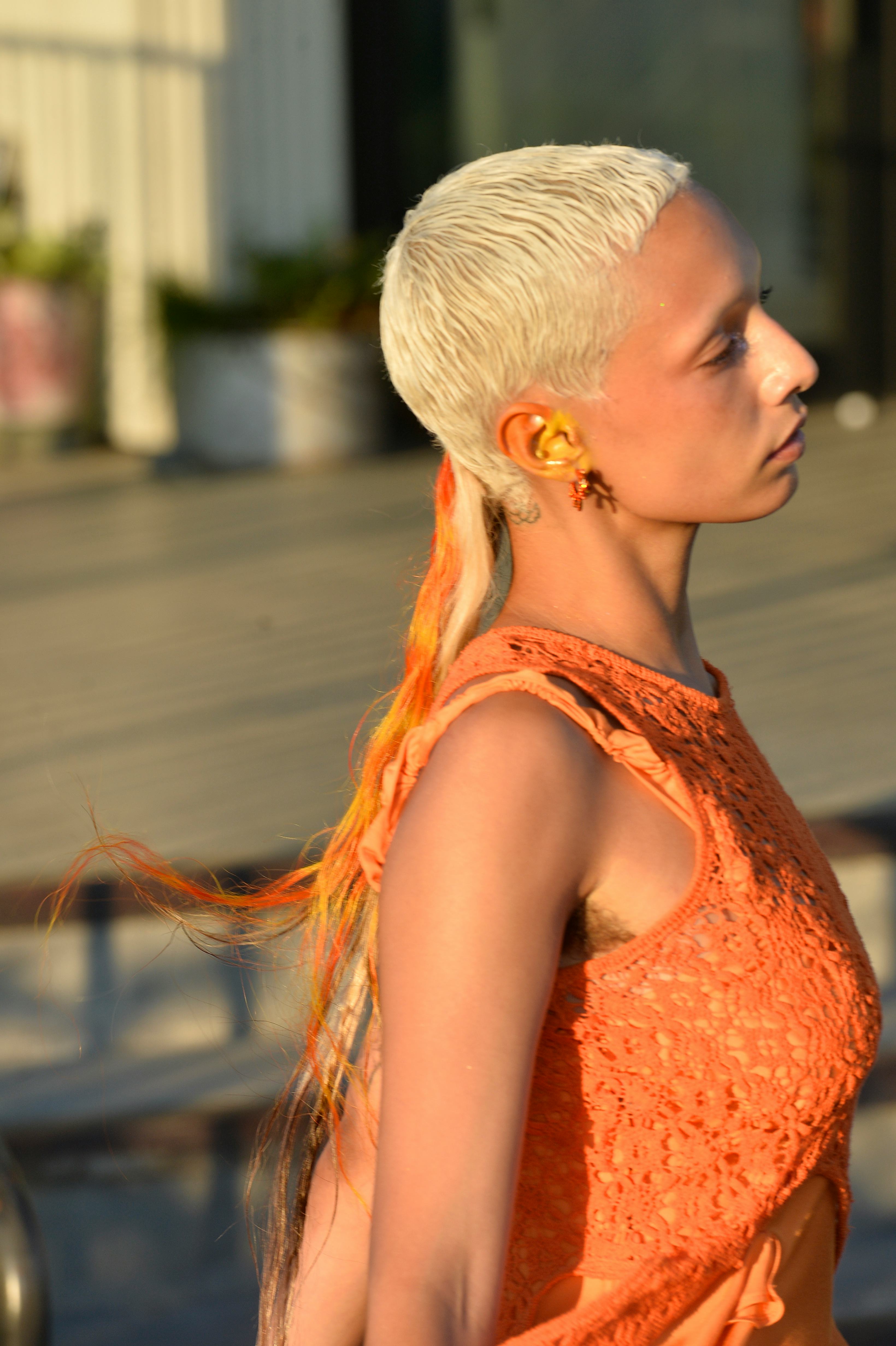 2000s Scene Girl Raccoon Tail Hair is Making a Comeback