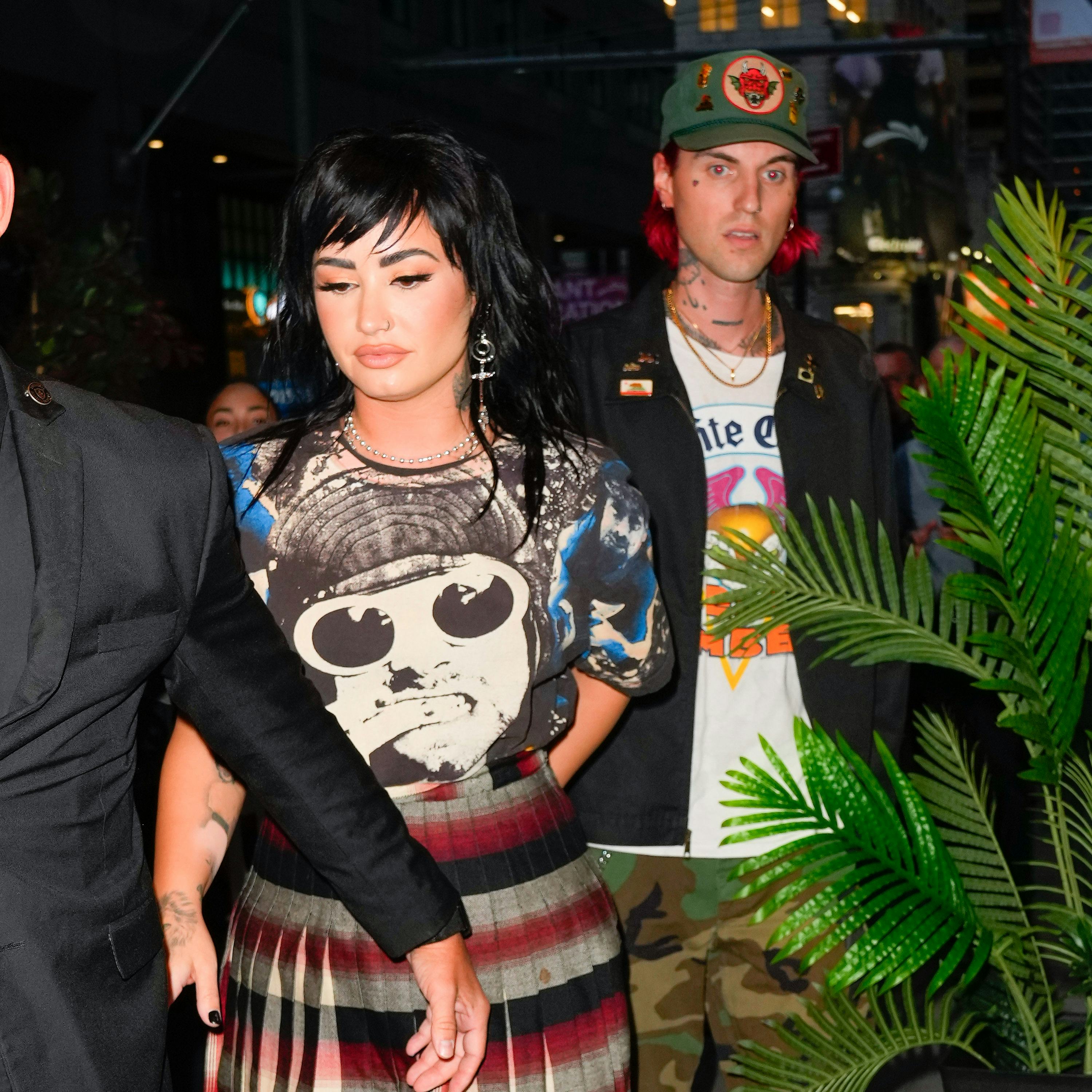 Demi Lovato’s Goth Teardrop Eyeliner Is On Our Winter Makeup Mood Board