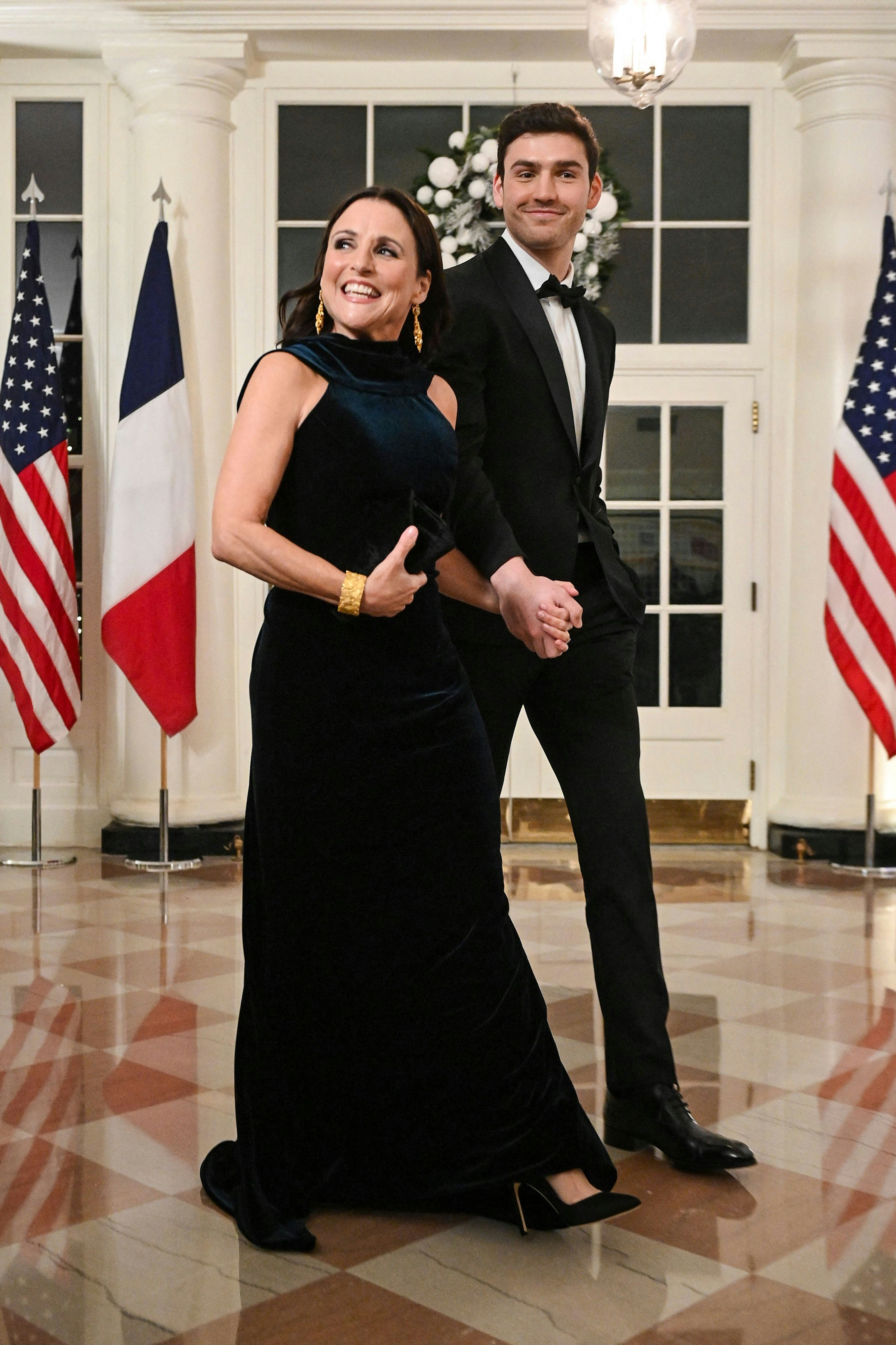 Julia Louis-Dreyfus Brought Son Charlie Hall To White House State Dinner