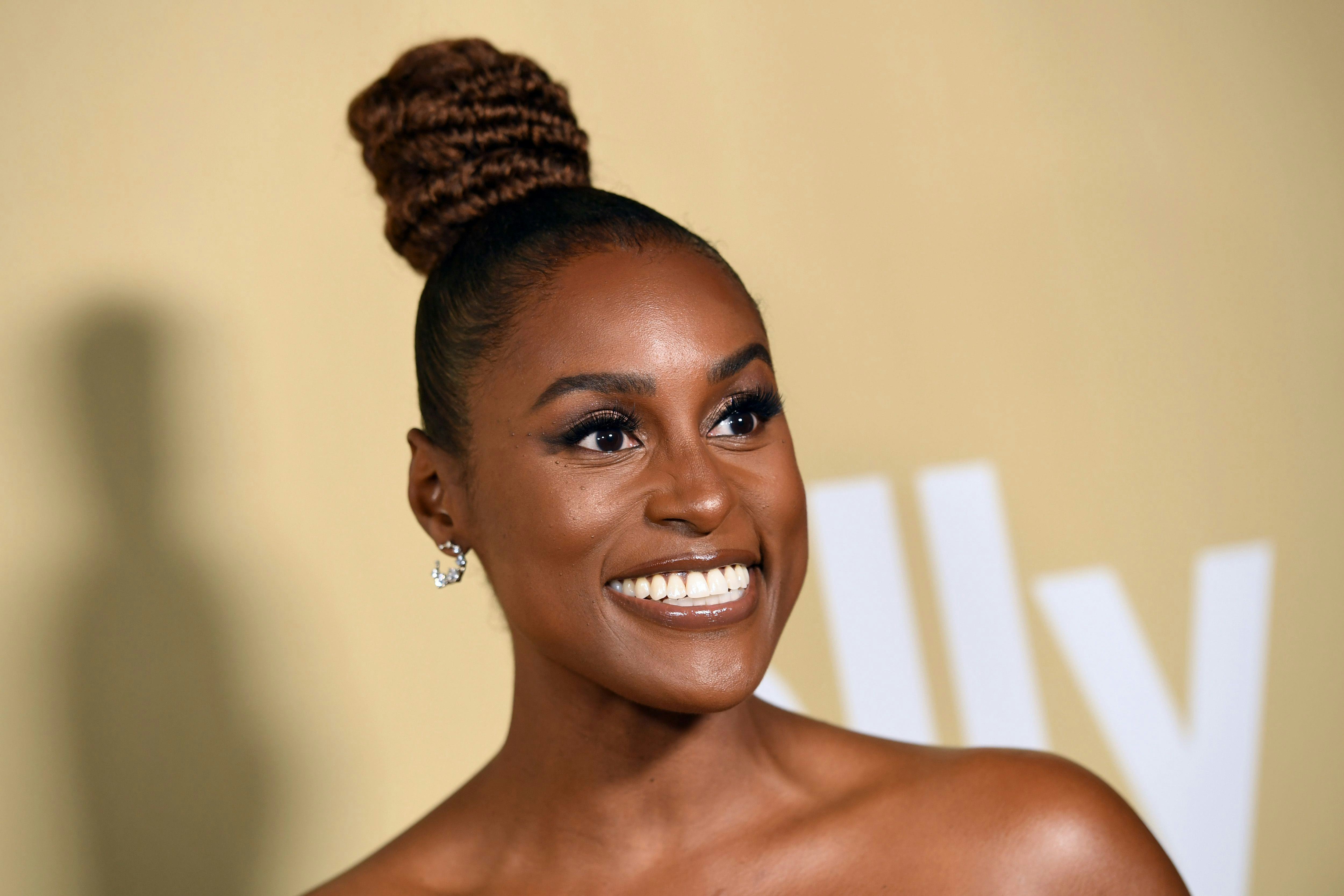 Issa Rae's Best Natural Hairstyles Ever, From Faux-Hawks To Bantu Knots