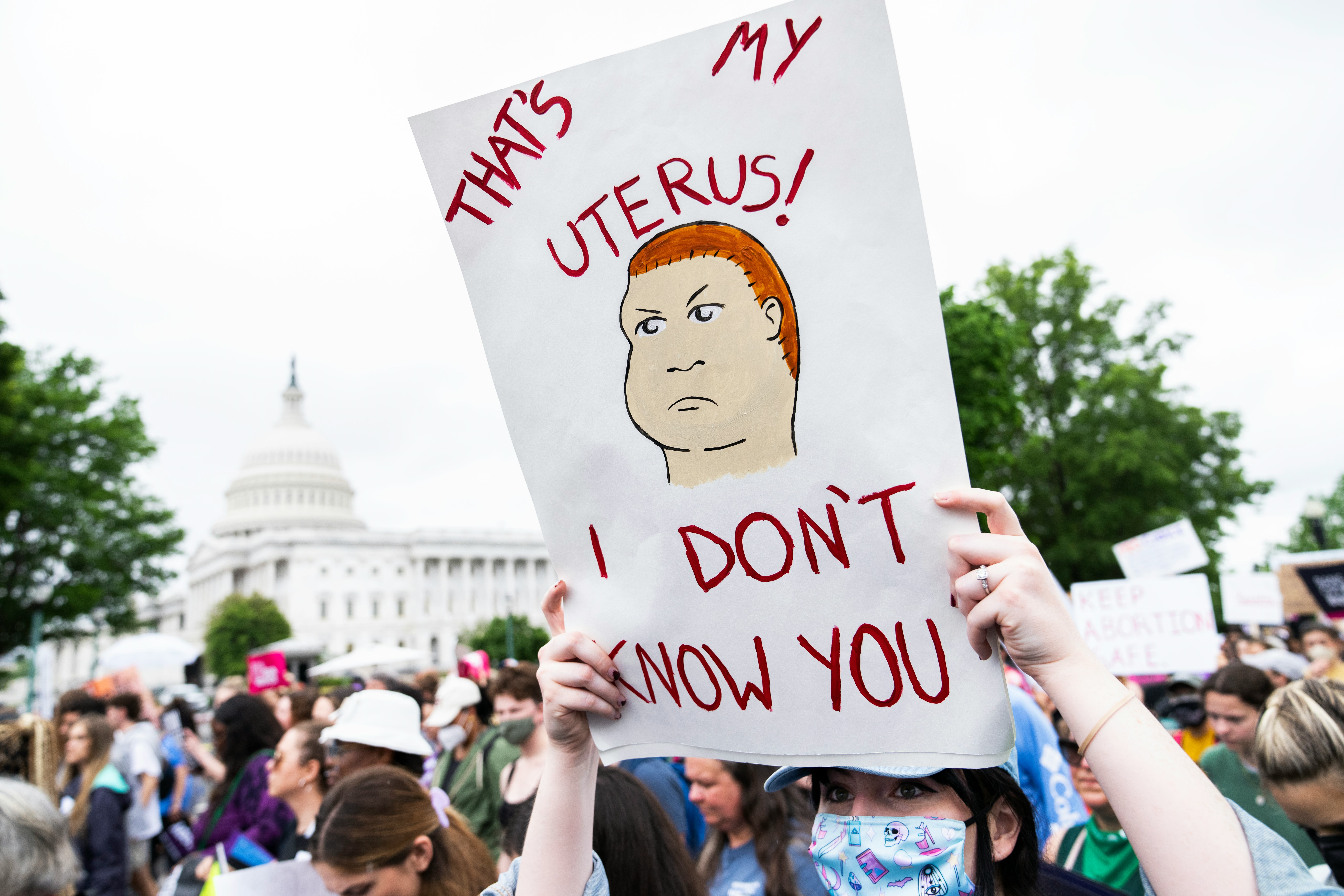 The Best Signs From The May 14 Bans Off Our Bodies Pro-Choice Protests