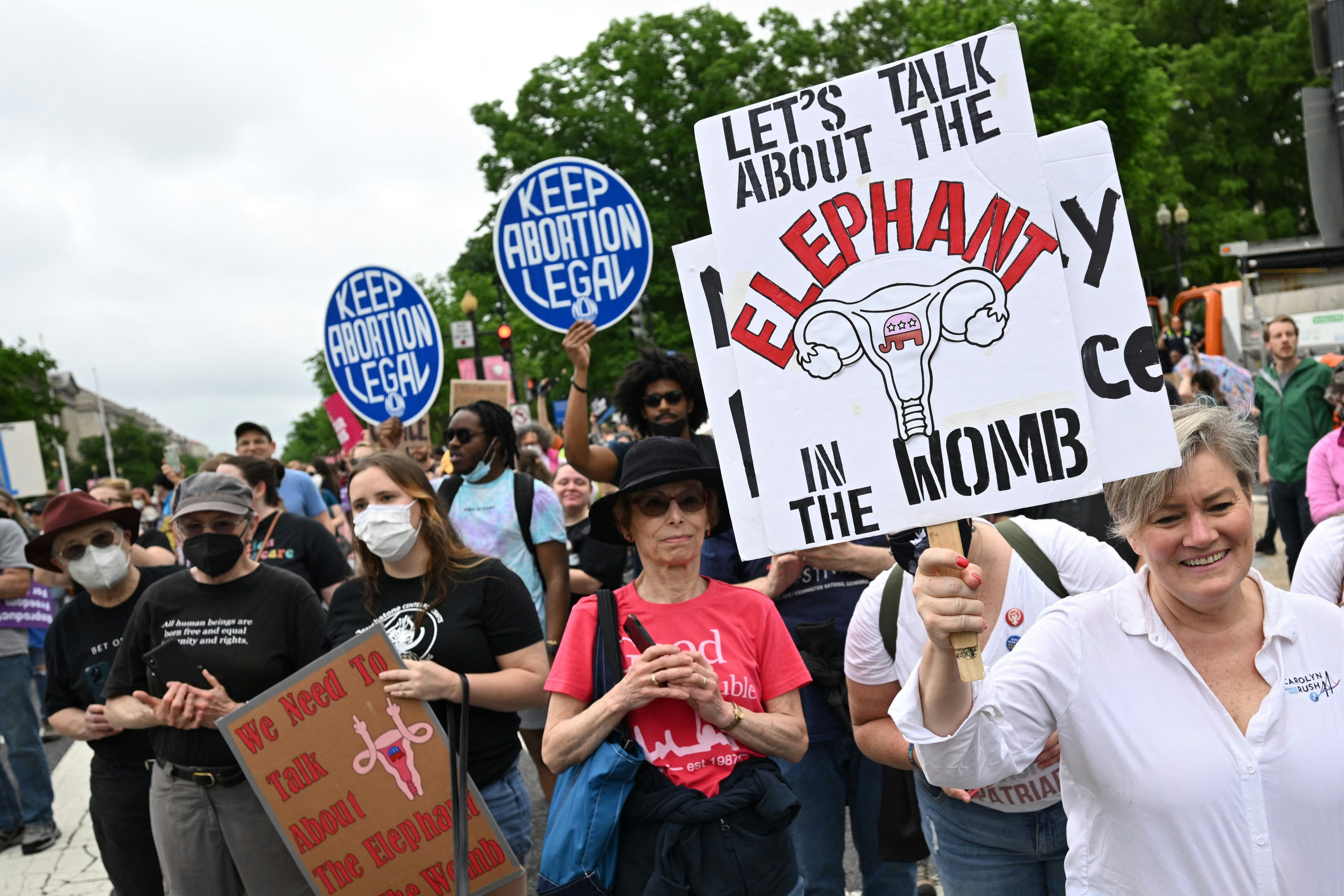 The Best Signs From The May 14 Bans Off Our Bodies Pro-Choice Protests