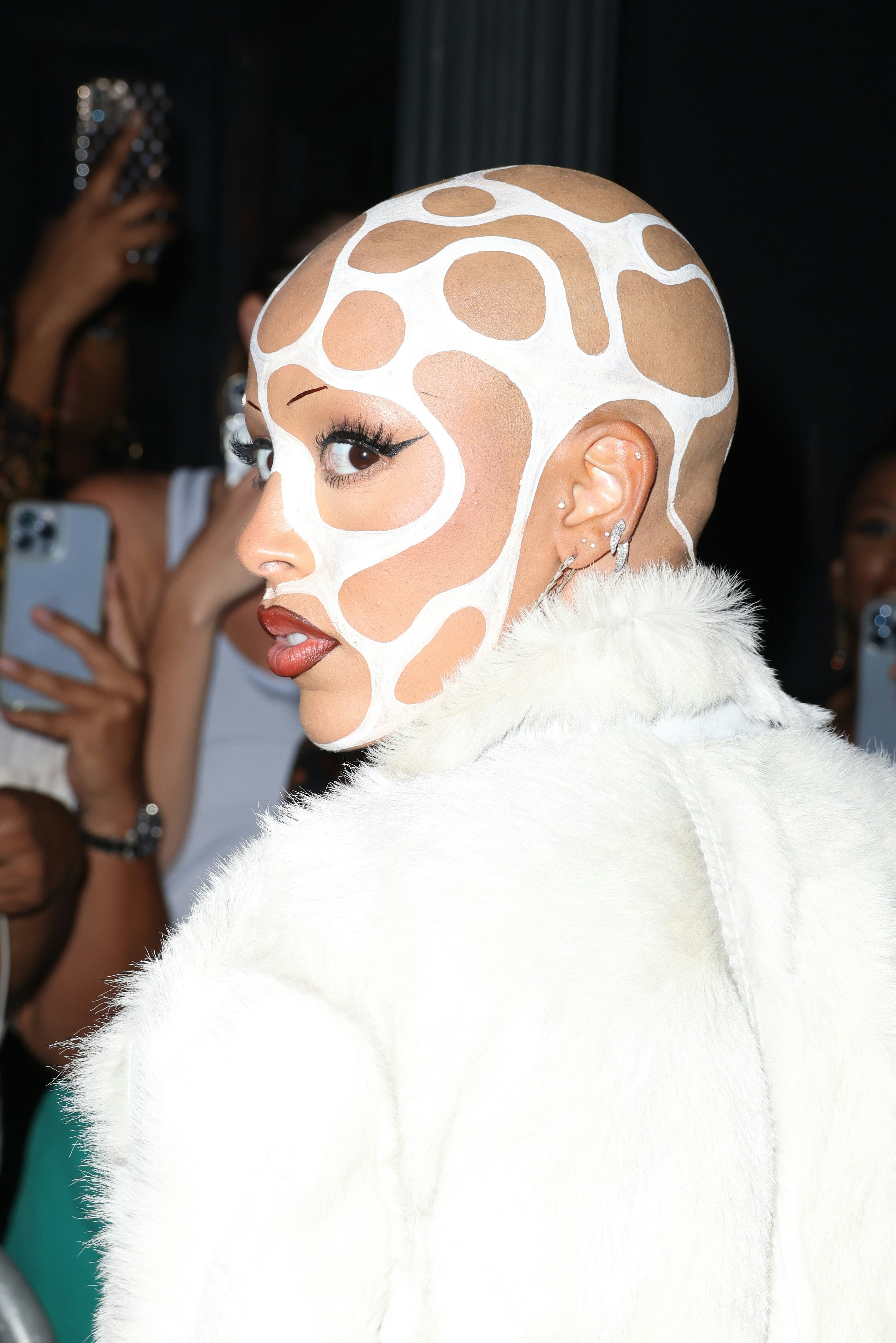 All Of Doja Cat’s Avant-Garde Beauty Looks From NYFW