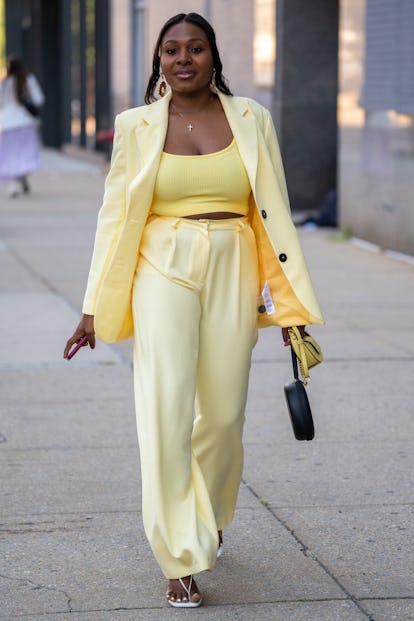 New York Fashion Week Street Style Includes A Whole Lot Of Suits