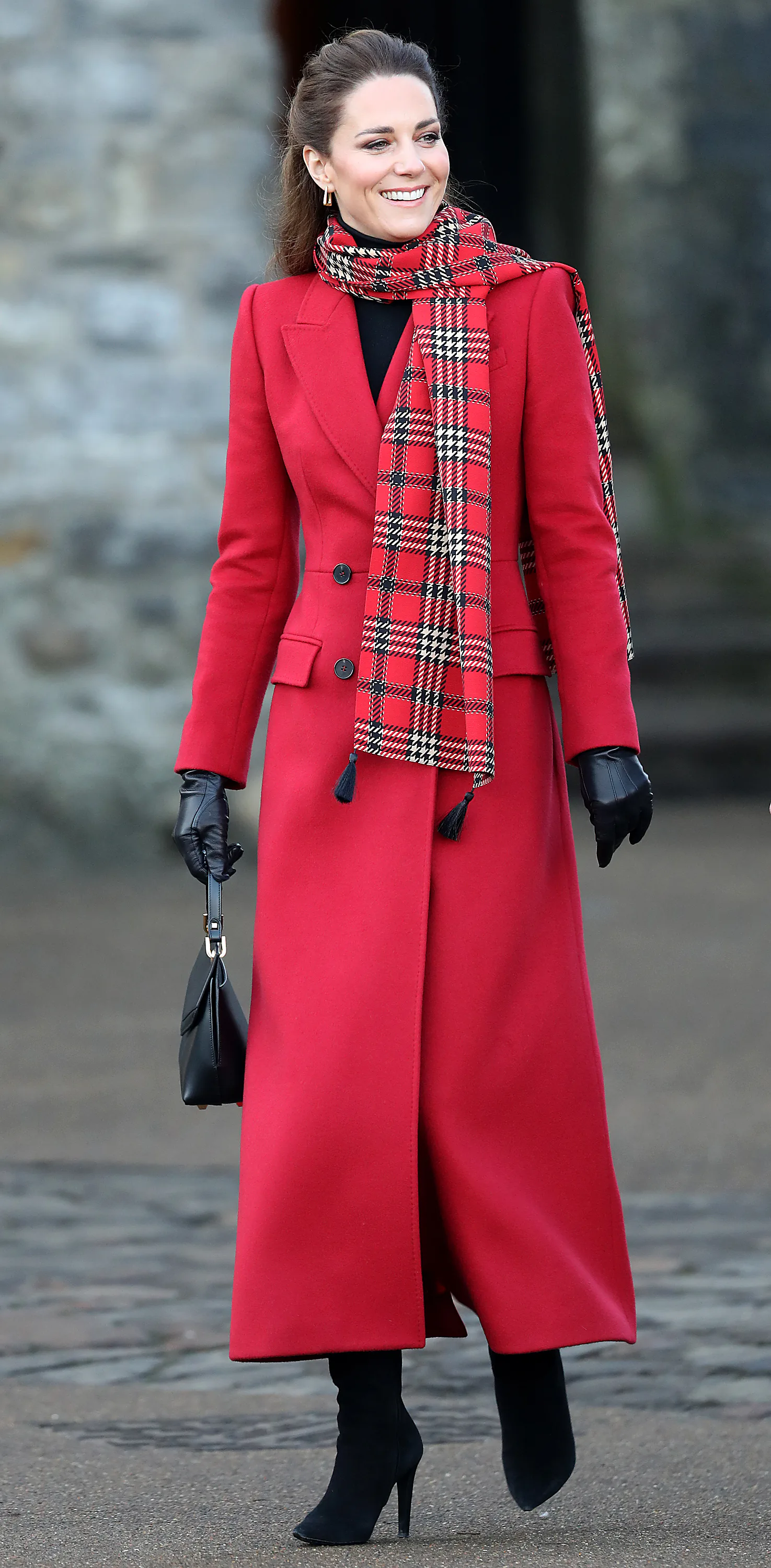 Kate Middleton’s Green Coat Is A Bespoke Alexander McQueen Design