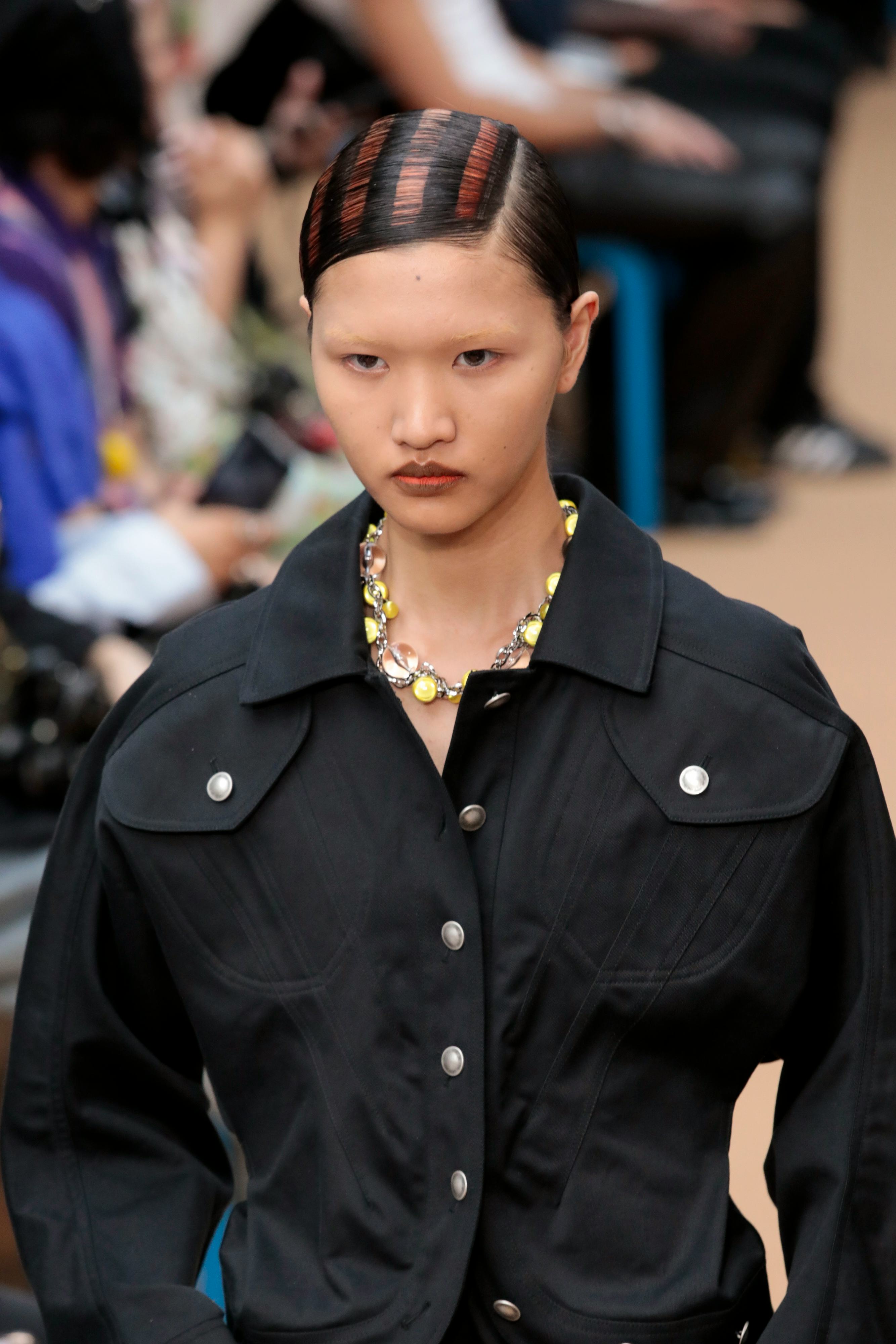 "Barcode Hair" Is Here, Looking Sleek And Scannable On The Runway