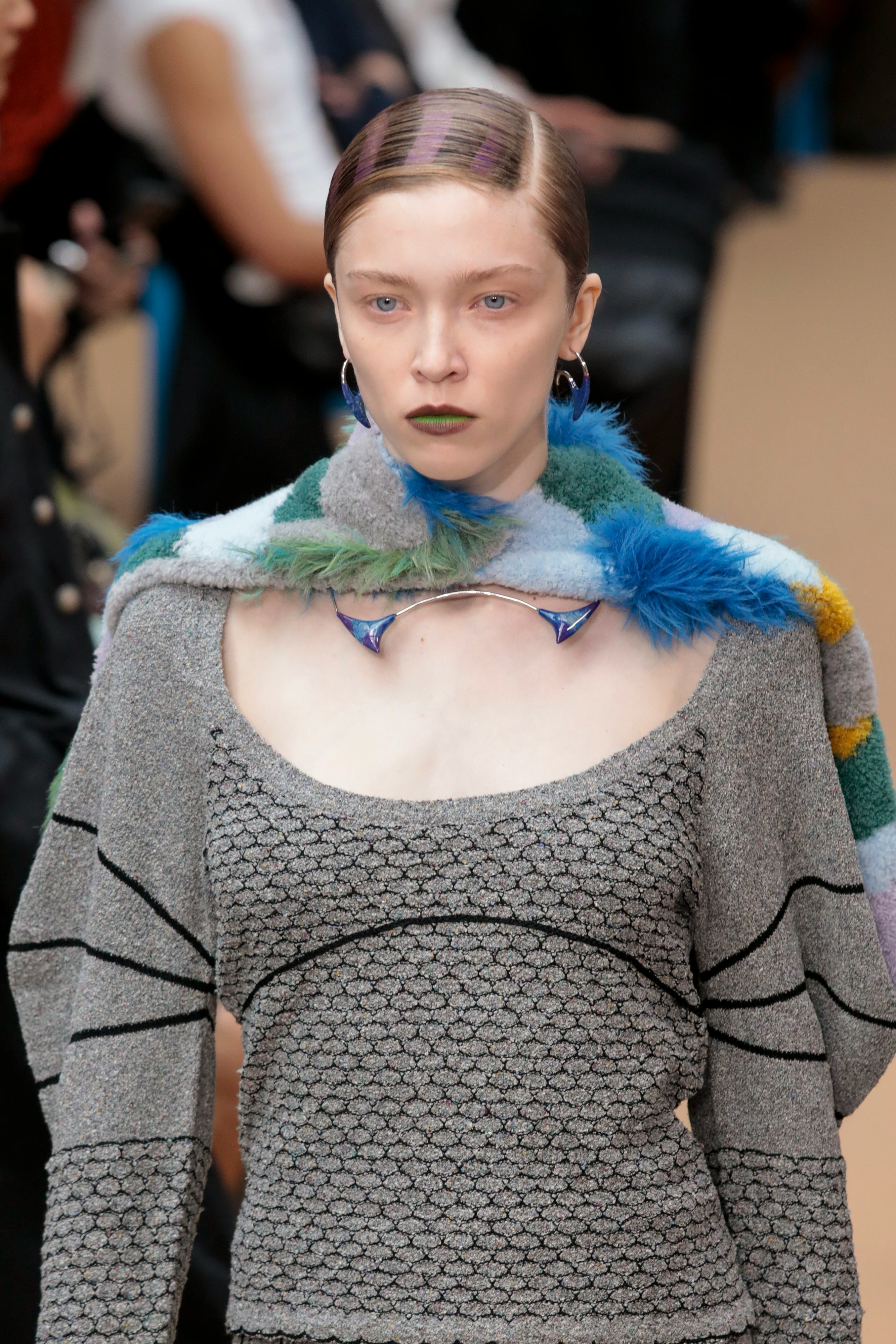 "Barcode Hair" Is Here, Looking Sleek And Scannable On The Runway