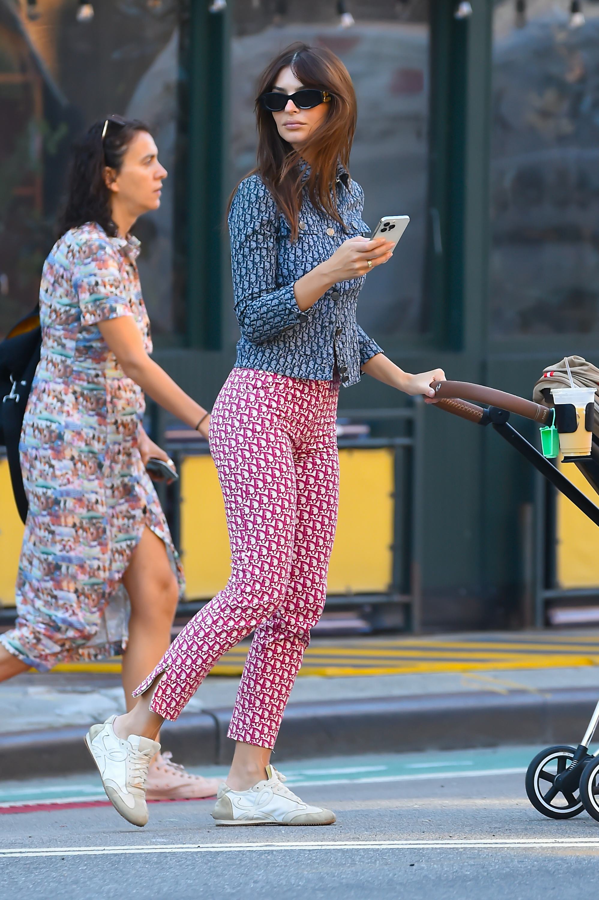 Emily Ratajkowski Wore Vintage Dior To Drop Her Son Off At Preschool