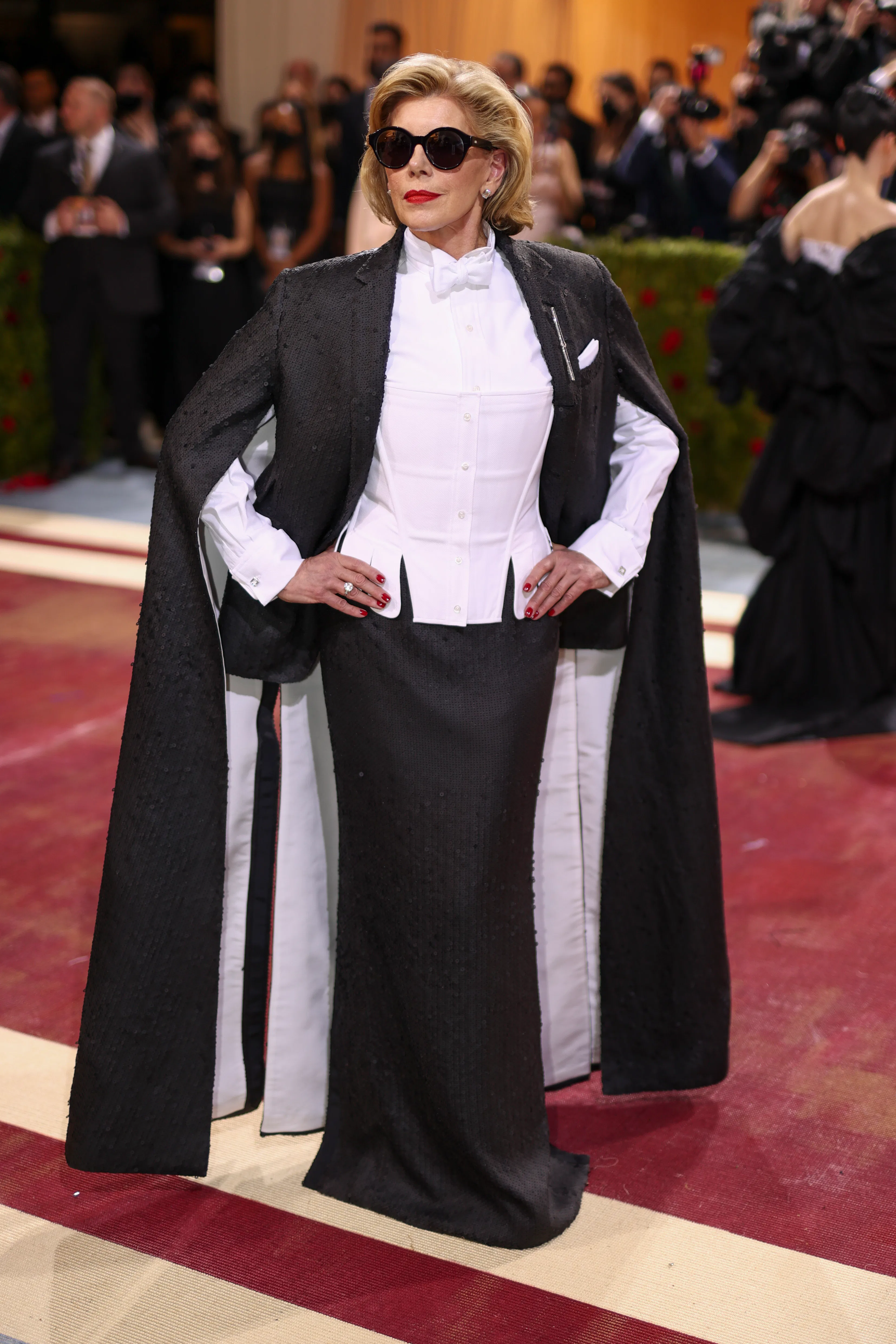 Christine Baranski Can't Stop Serving In Thom Browne Suit Sets