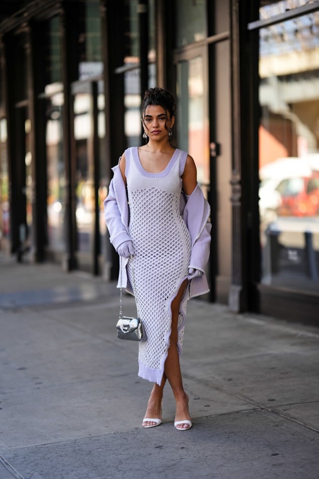New York Fashion Week's Street Style Included A Fishnet Comeback