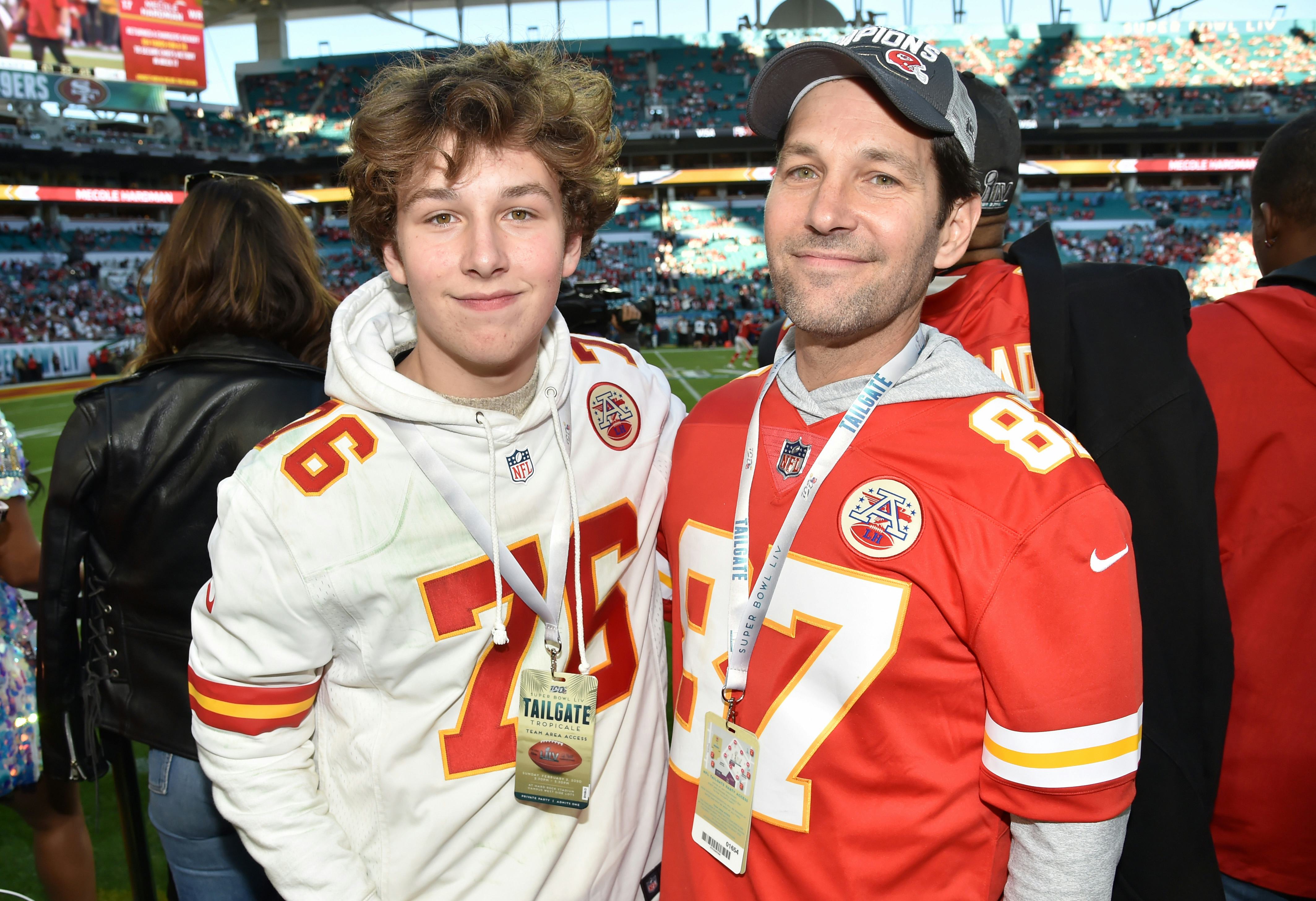 Paul Rudd's Son Is Basically His Clone In Viral, Post Super Bowl LVII ...