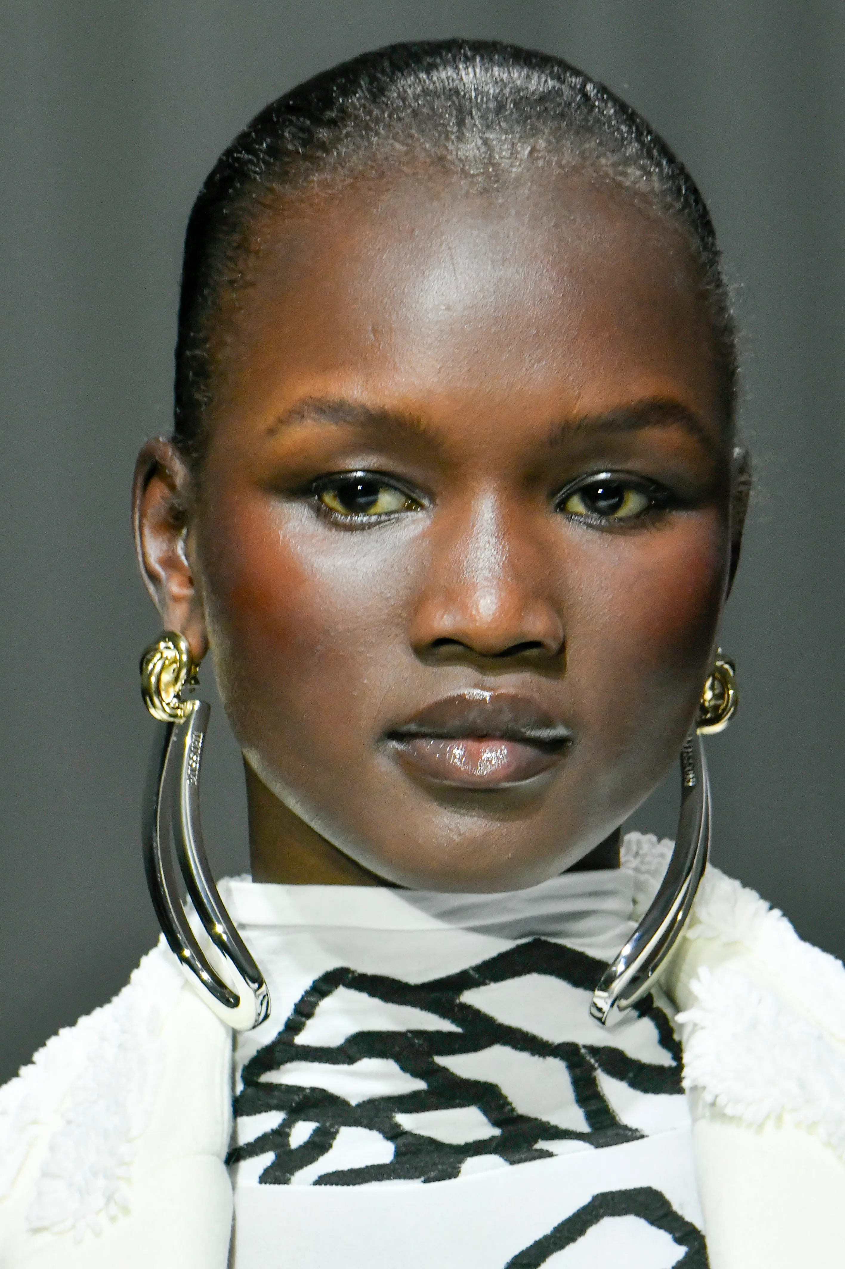 Cat Eye Eyeliner Gets Reinvented On The Milan Fashion Week Fall/Winter ...