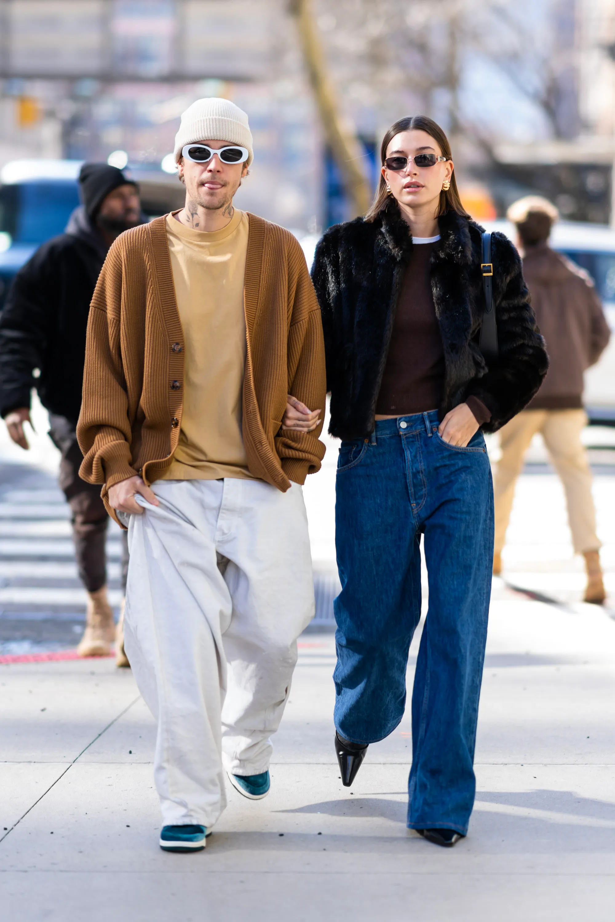 Hailey and Justin Bieber Continue Coordinating in Y2K Tanks
