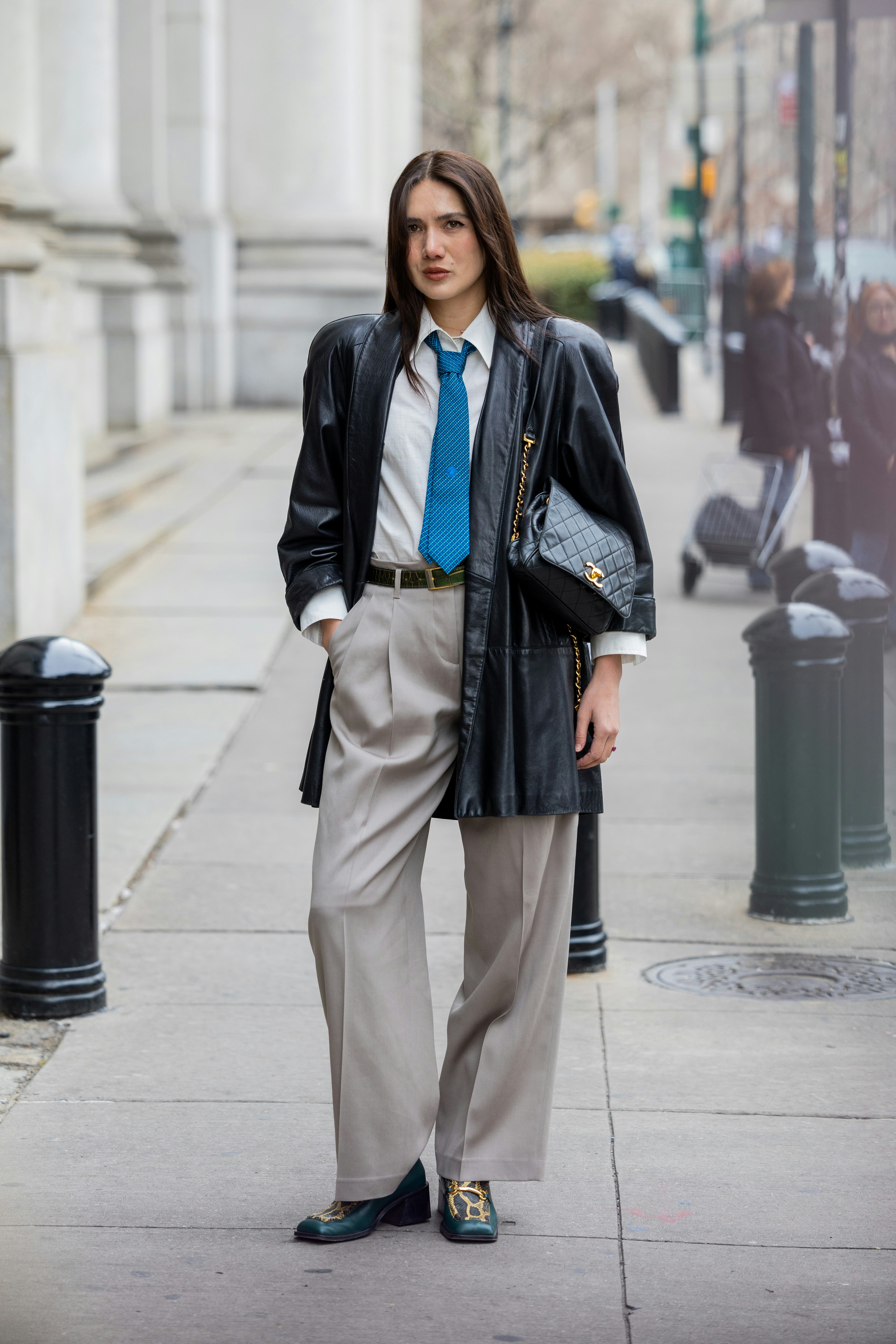 The Tie Trend Is Taking Paris Fashion Week Fall/Winter 2023 Runways By ...