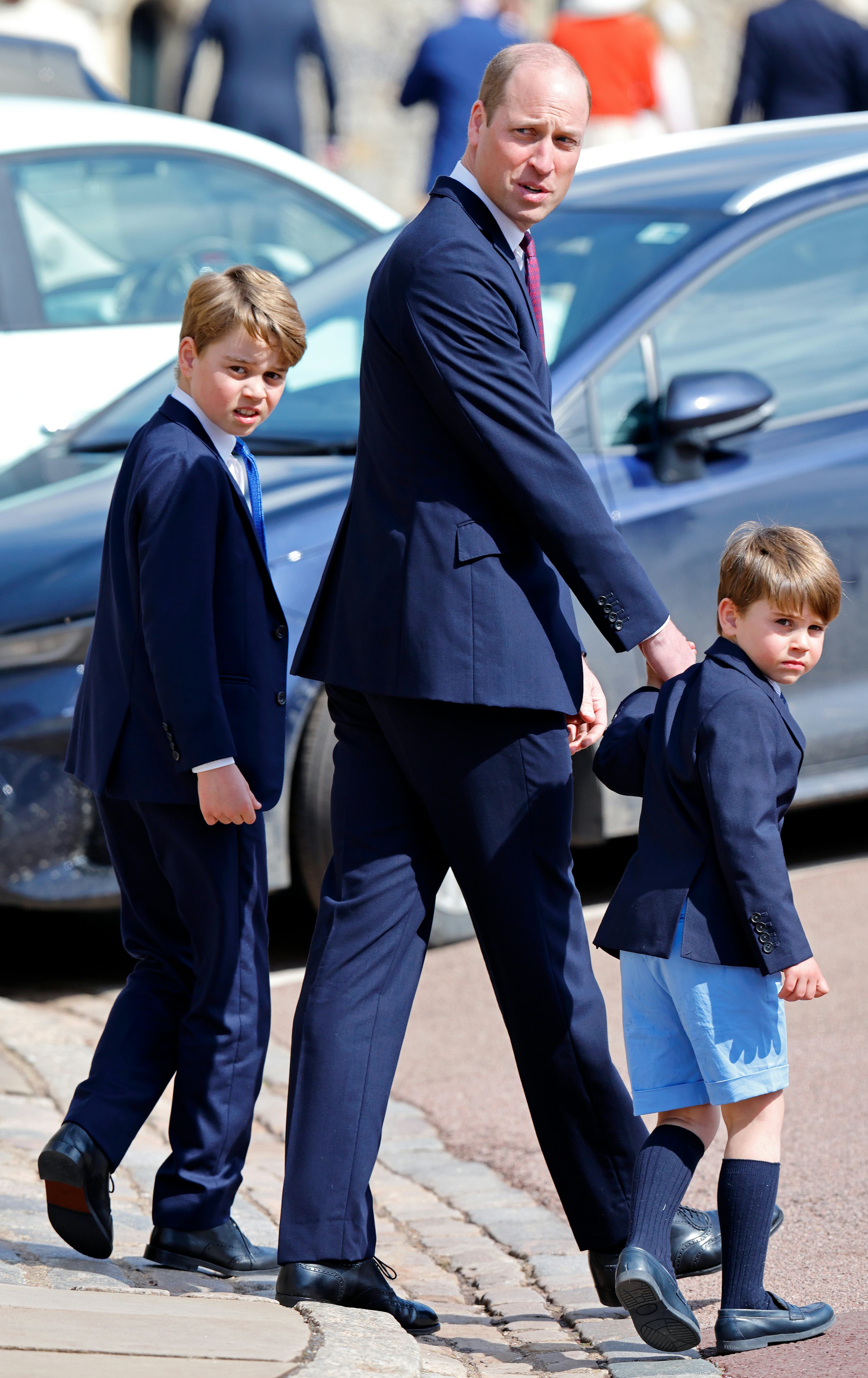 Prince Louis Made His Royal Easter Debut & He Was A Gentleman In Shorts