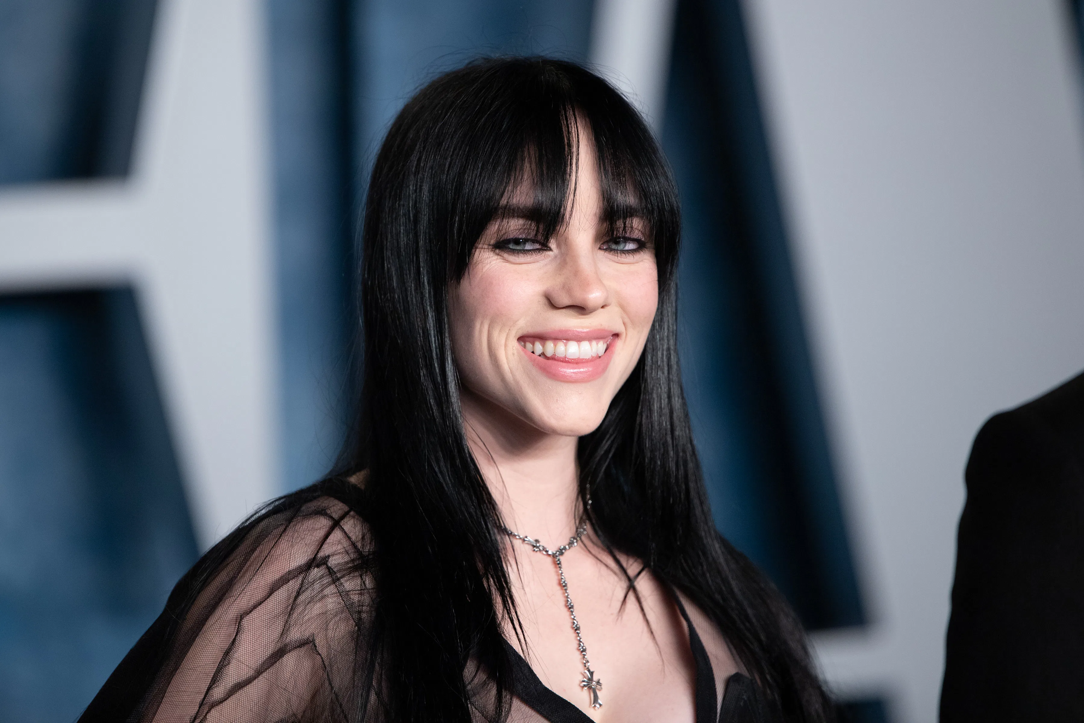 Billie Eilish's Floral Bustier Dress Is Straight Out Of 'Bridgerton'