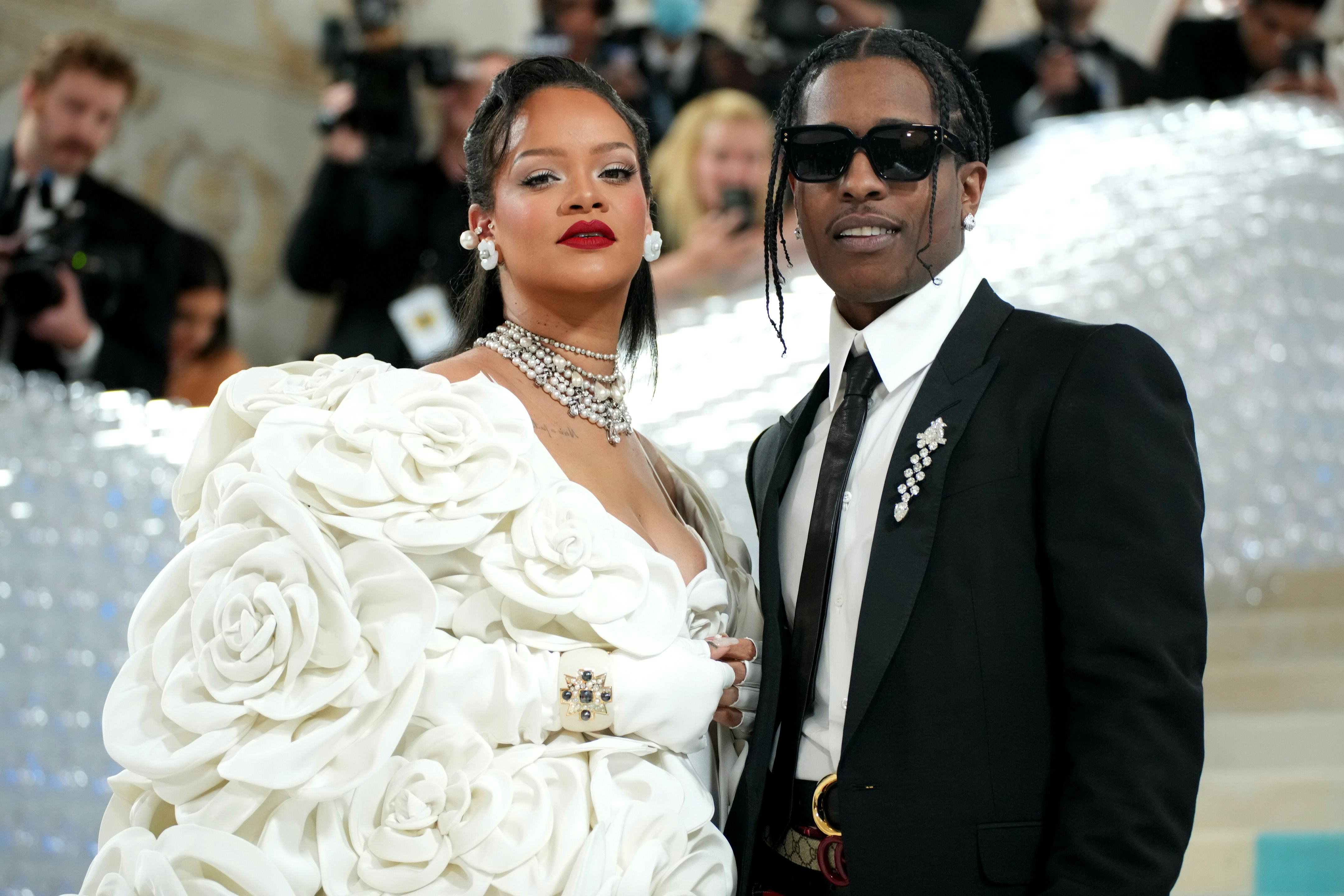 Rihanna and A$AP Rocky Brought the 2023 Met Gala to a Close in Style