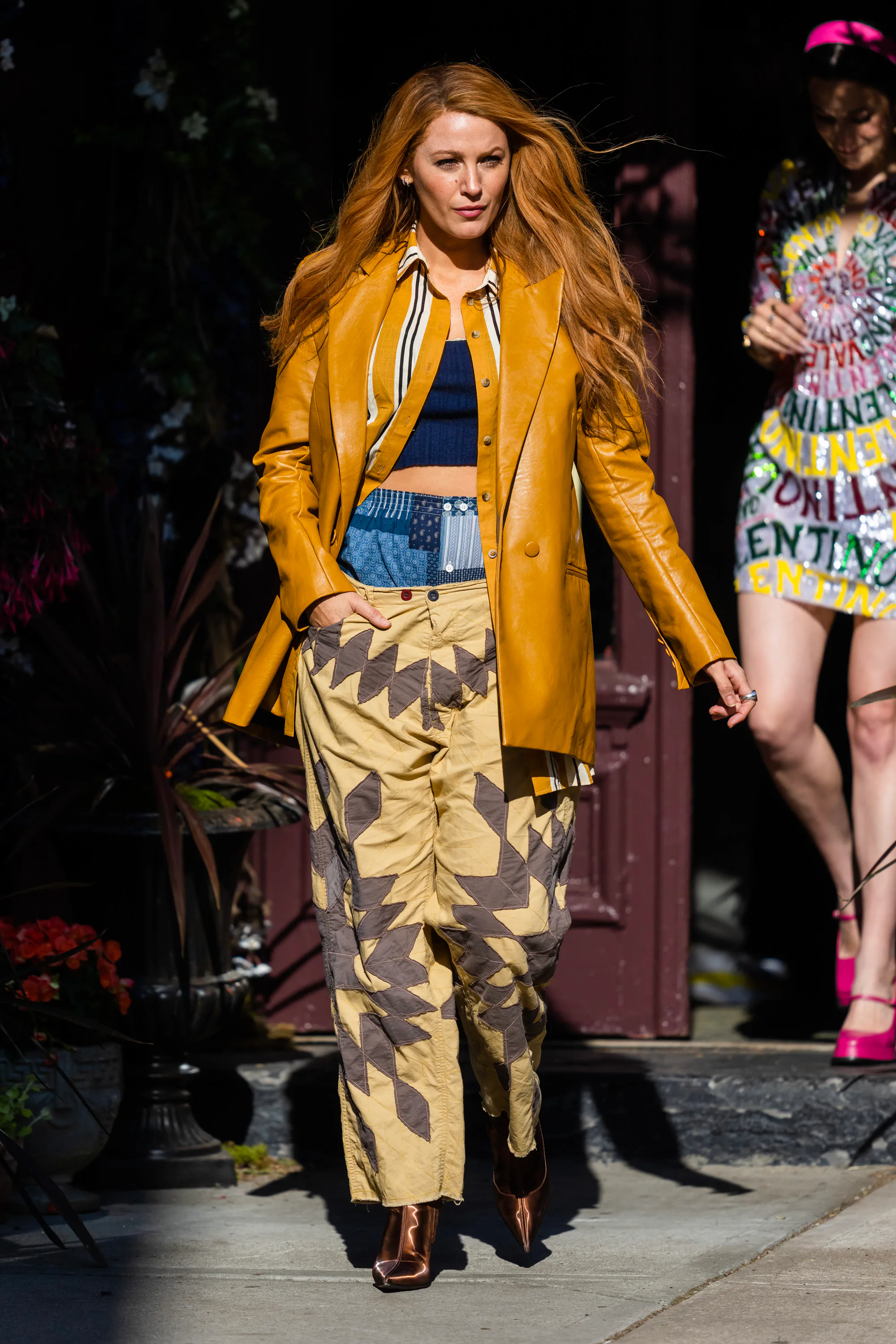 Blake Lively Makes Debut As Lily Bloom While Filming 'It Ends With Us'