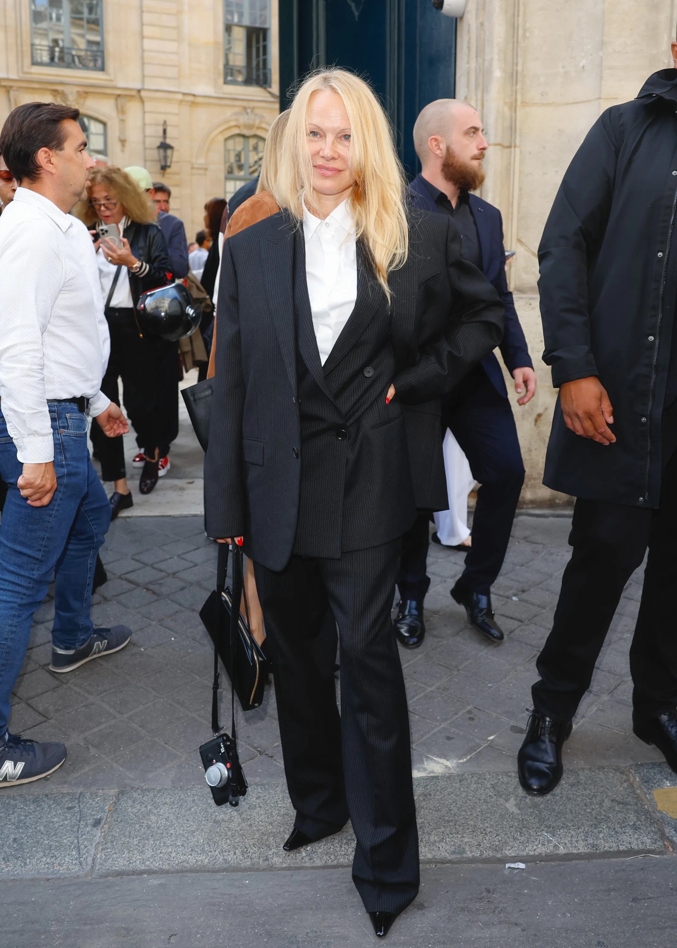 Pamela Anderson Redefines Her Personal Style at Paris Fashion Week