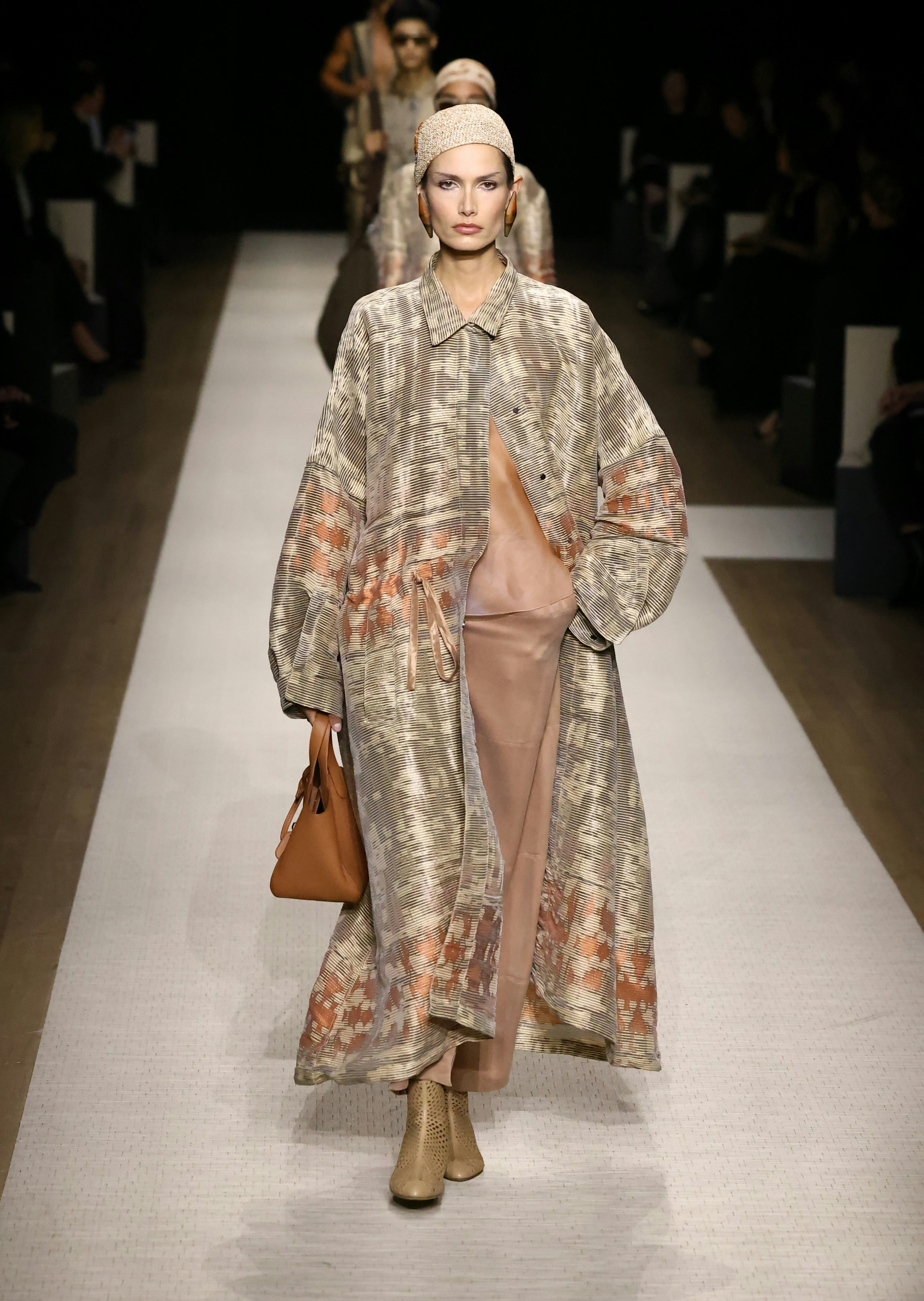 Giorgio Armani's Spring/Summer 2025 Show Was A 90-Look Design Journey