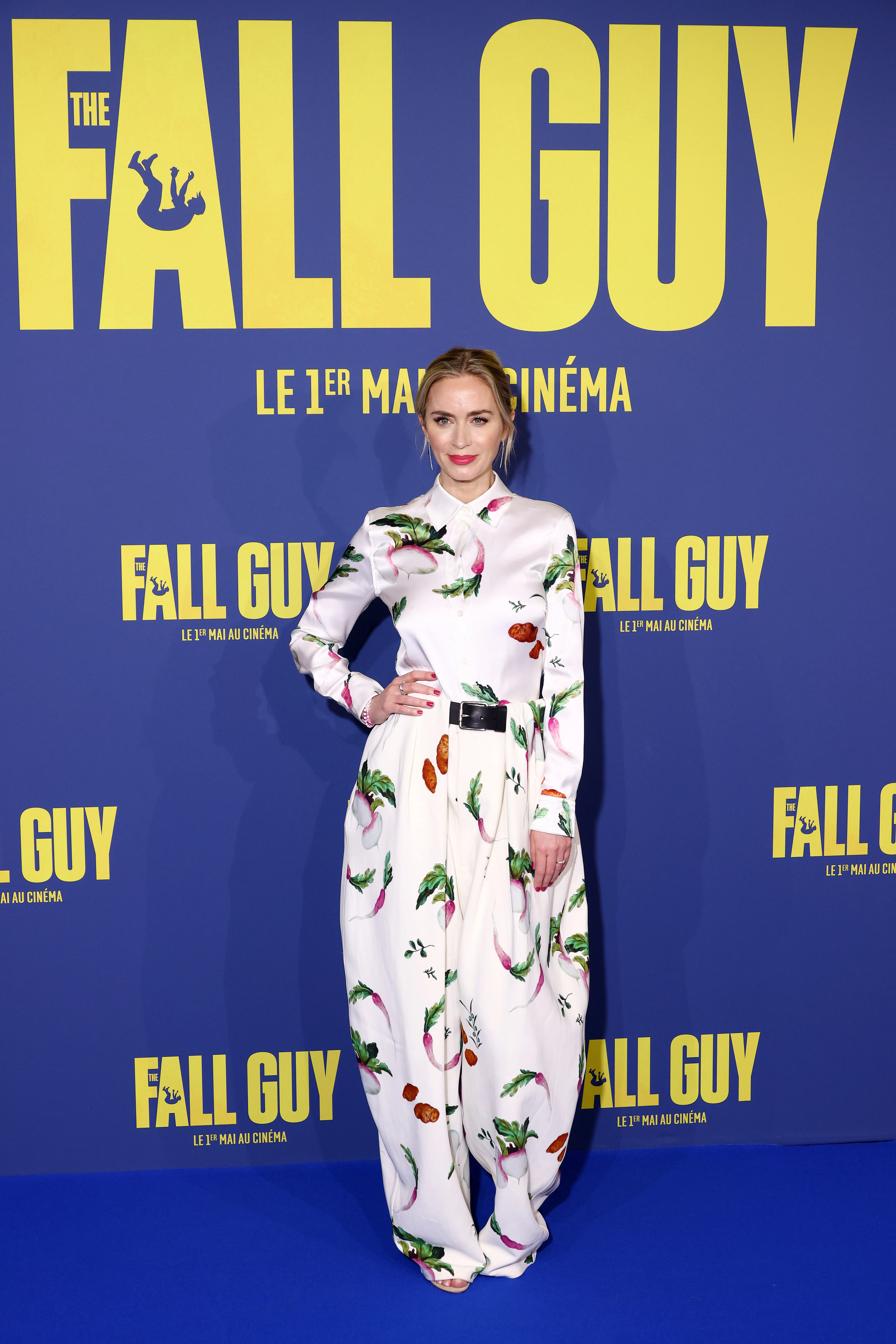 Emily Blunt’s Vegetable-Themed Matching Set Is Fresh Off The Loewe Runway