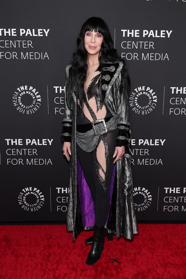 Cher, 77, Turns Back Time In a Nude Illusion Bob Mackie Catsuit Cher, 77, Turns Back Time In a Nude Illusion Bob Mackie Catsuit