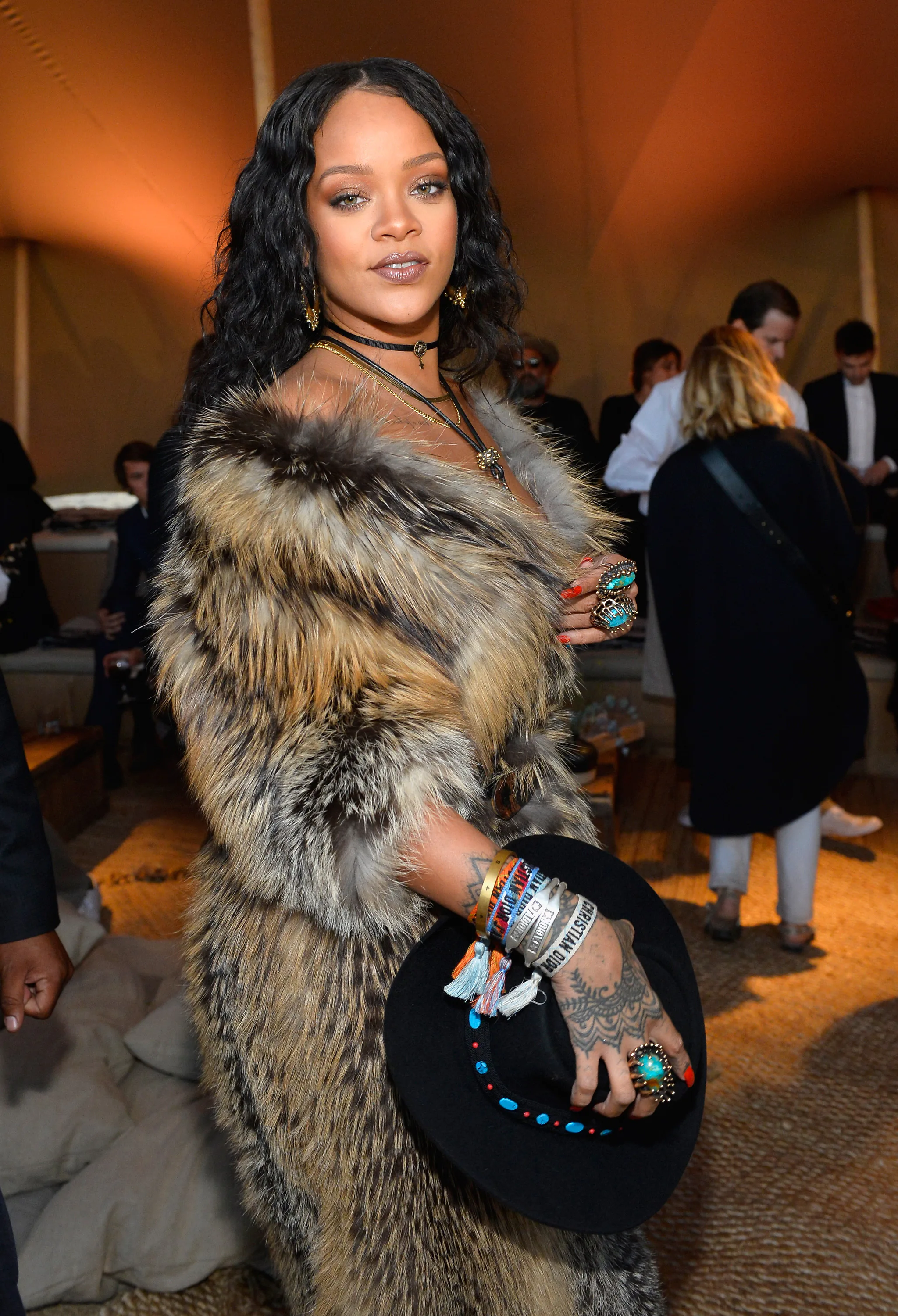 Rihanna's Long Natural Curls Make Her Look Like A Full-On Mermaid
