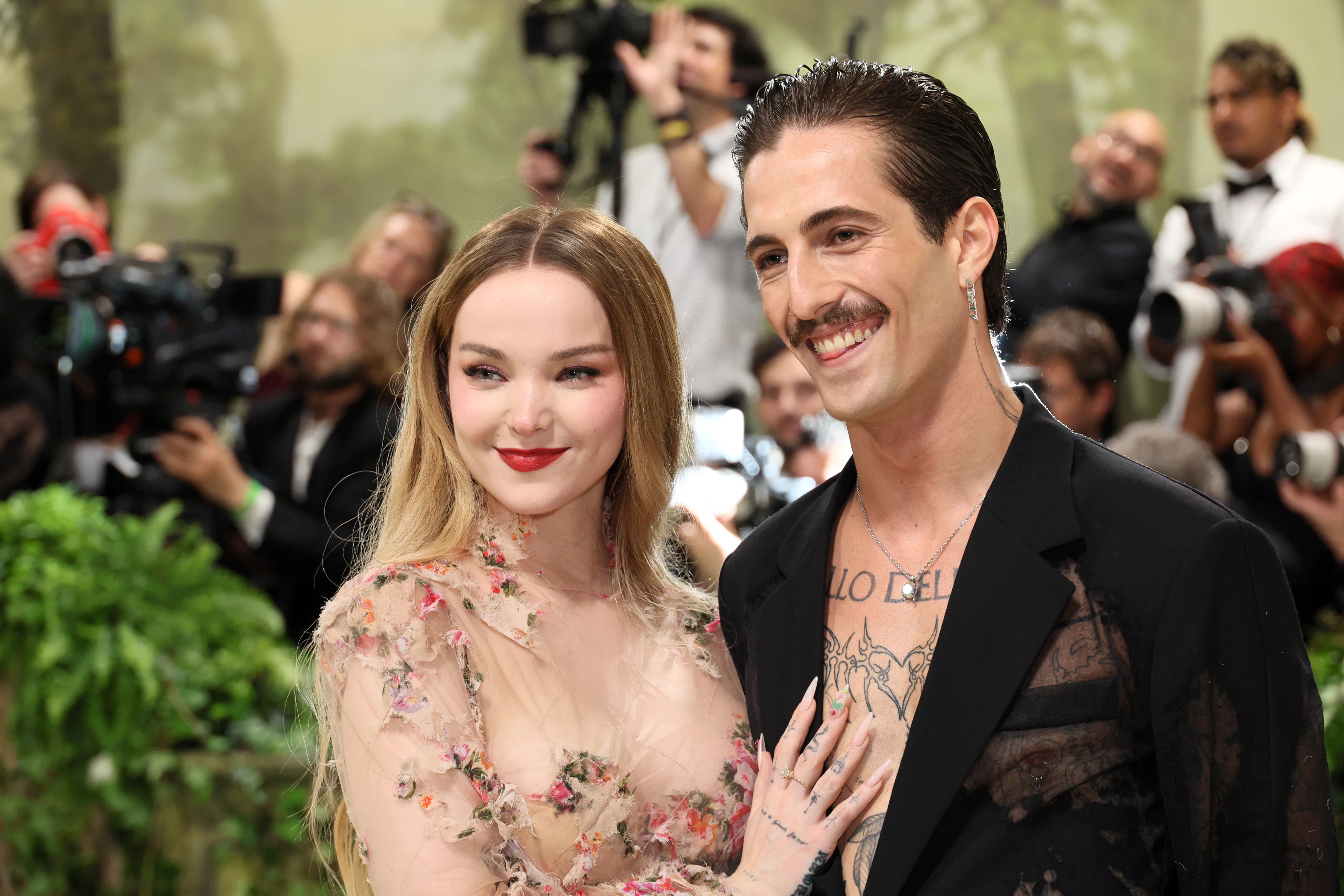 Dove Cameron & Måneskin’s Damiano David 2024 Met Gala