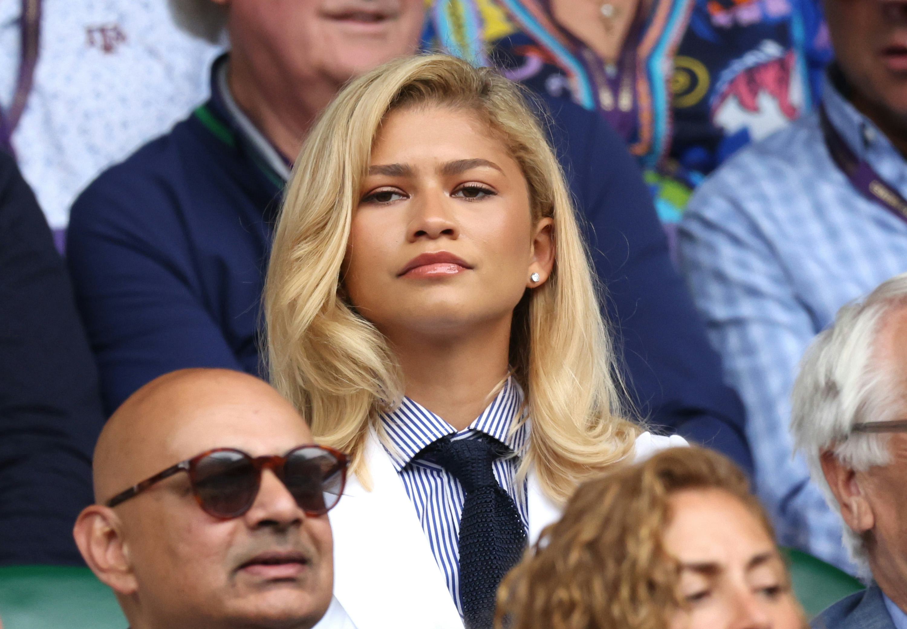 Zendaya Suits Up In Two Menswear-Inspired Looks at Wimbledon