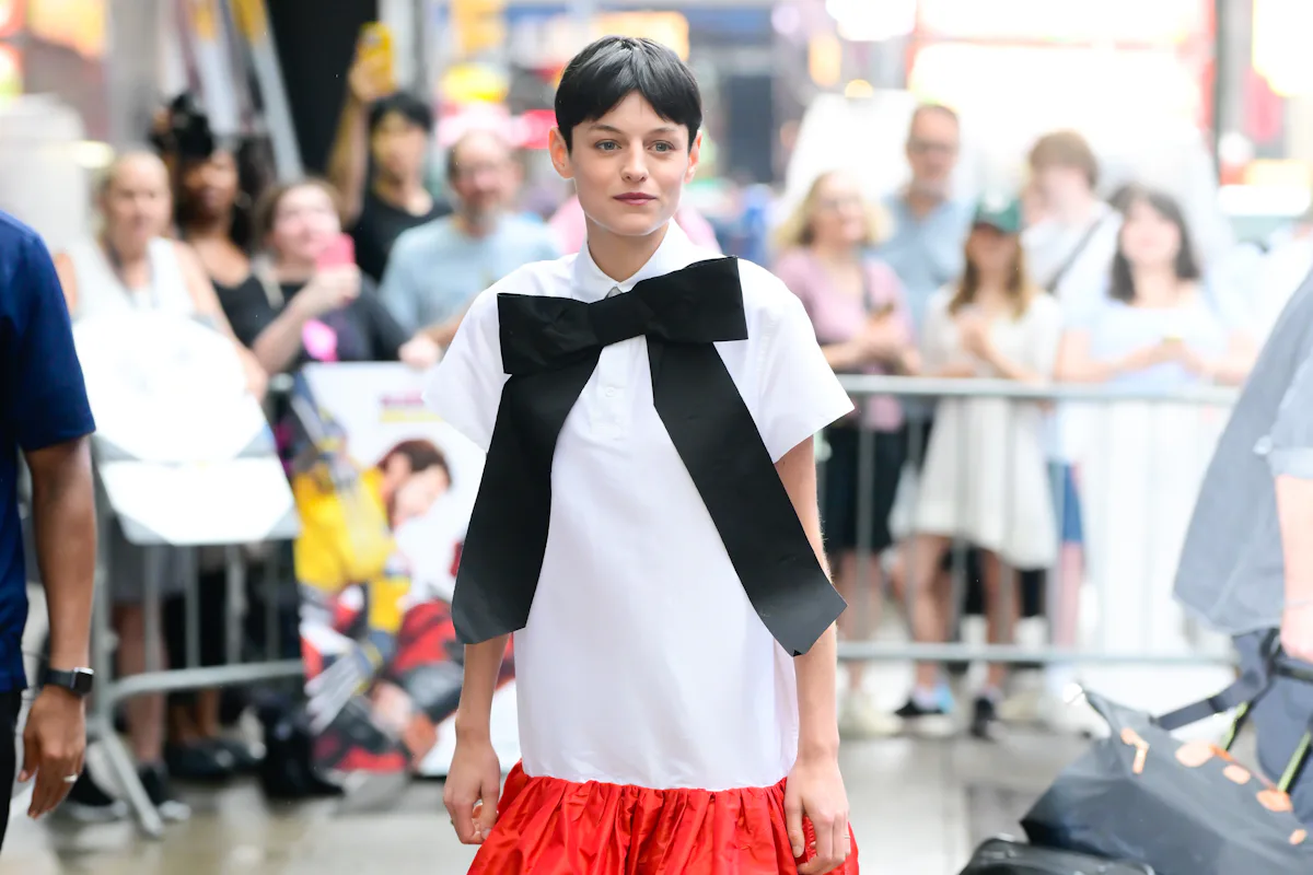 Freddy Coomes Emerging Designer Emma Corrin Bow Dress 2024