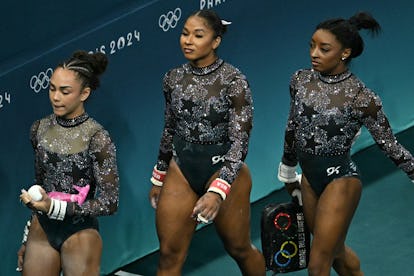 Simone Biles’ 1st Team USA Uniform Was Sheer, Bedazzled, & $3,000