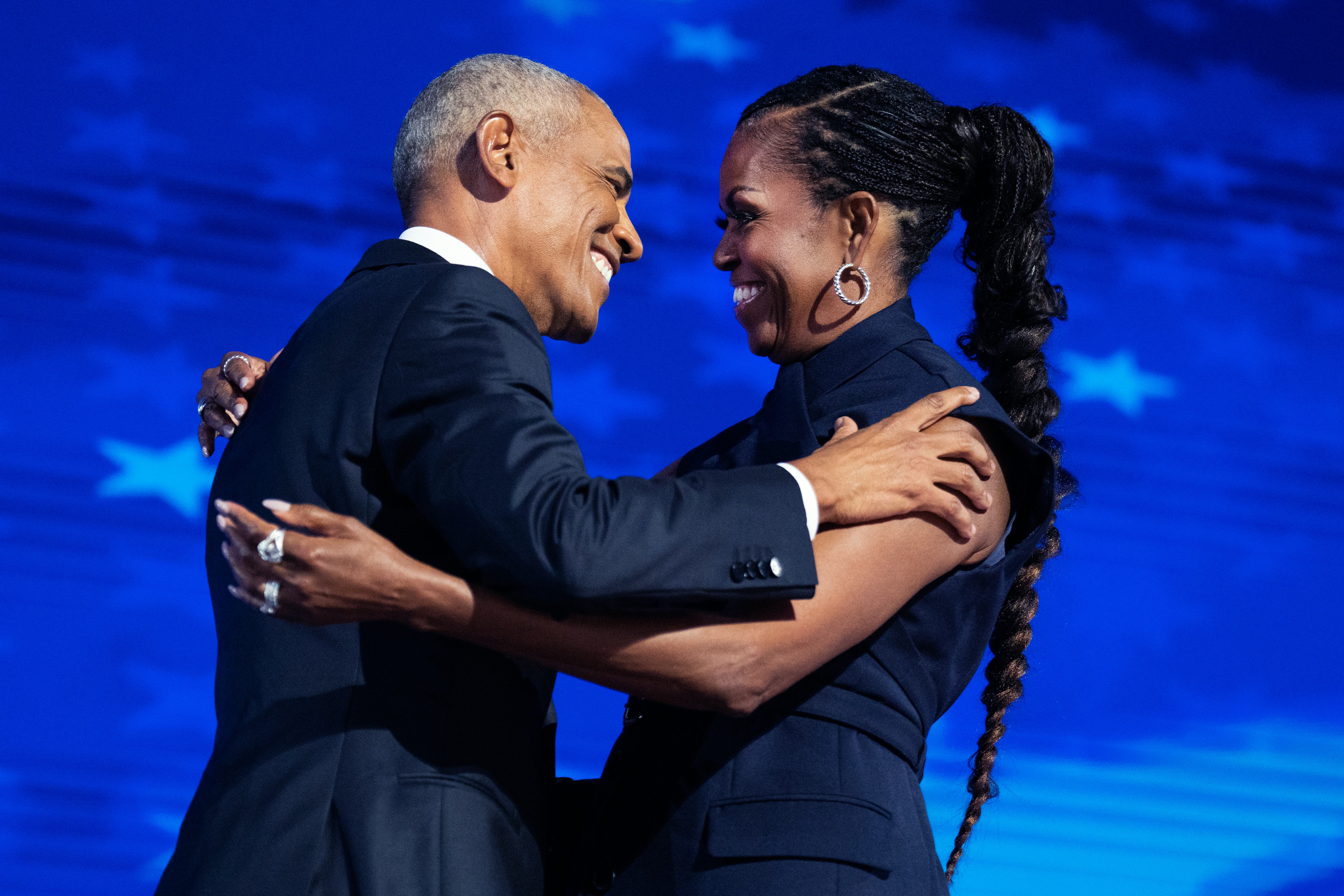 Michelle Obama's Twisted Braid Made A Powerful Statement At The DNC