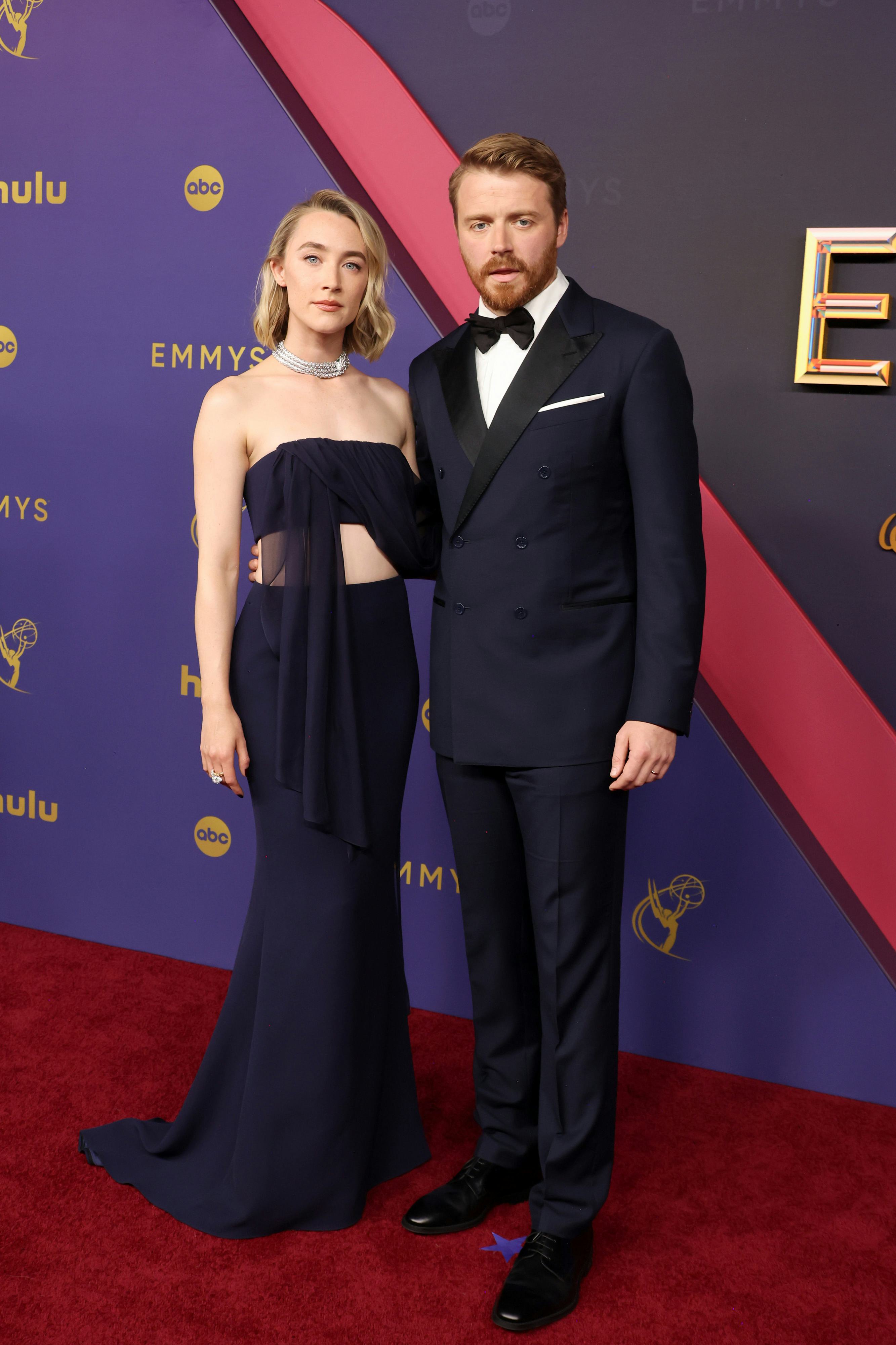 Saoirse Ronan & Jack Lowden Debut as Husband and Wife at the 2024 Emmys
