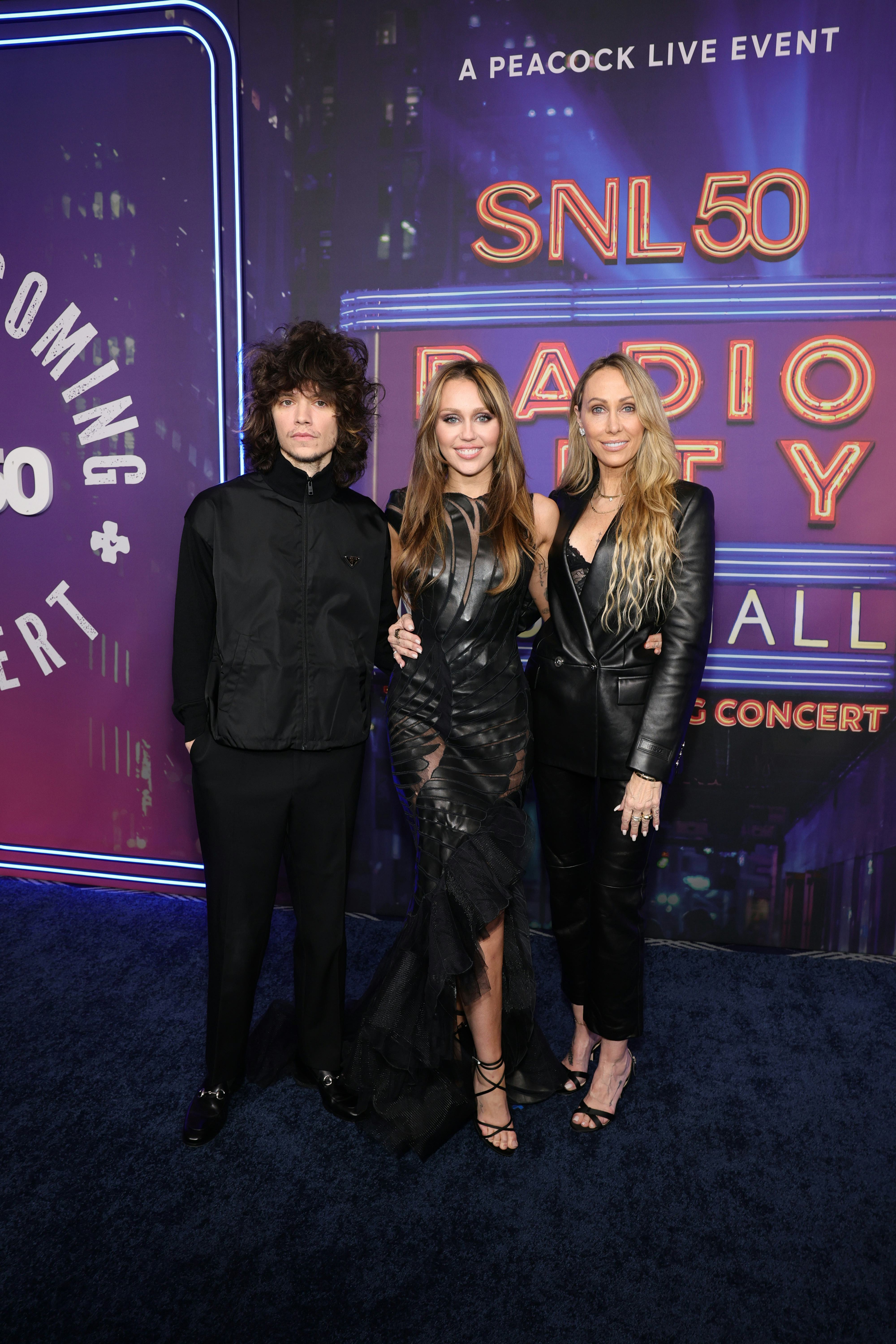 Miley Cyrus and Boyfriend Maxx Morando Make Rare Red Carpet Appearance