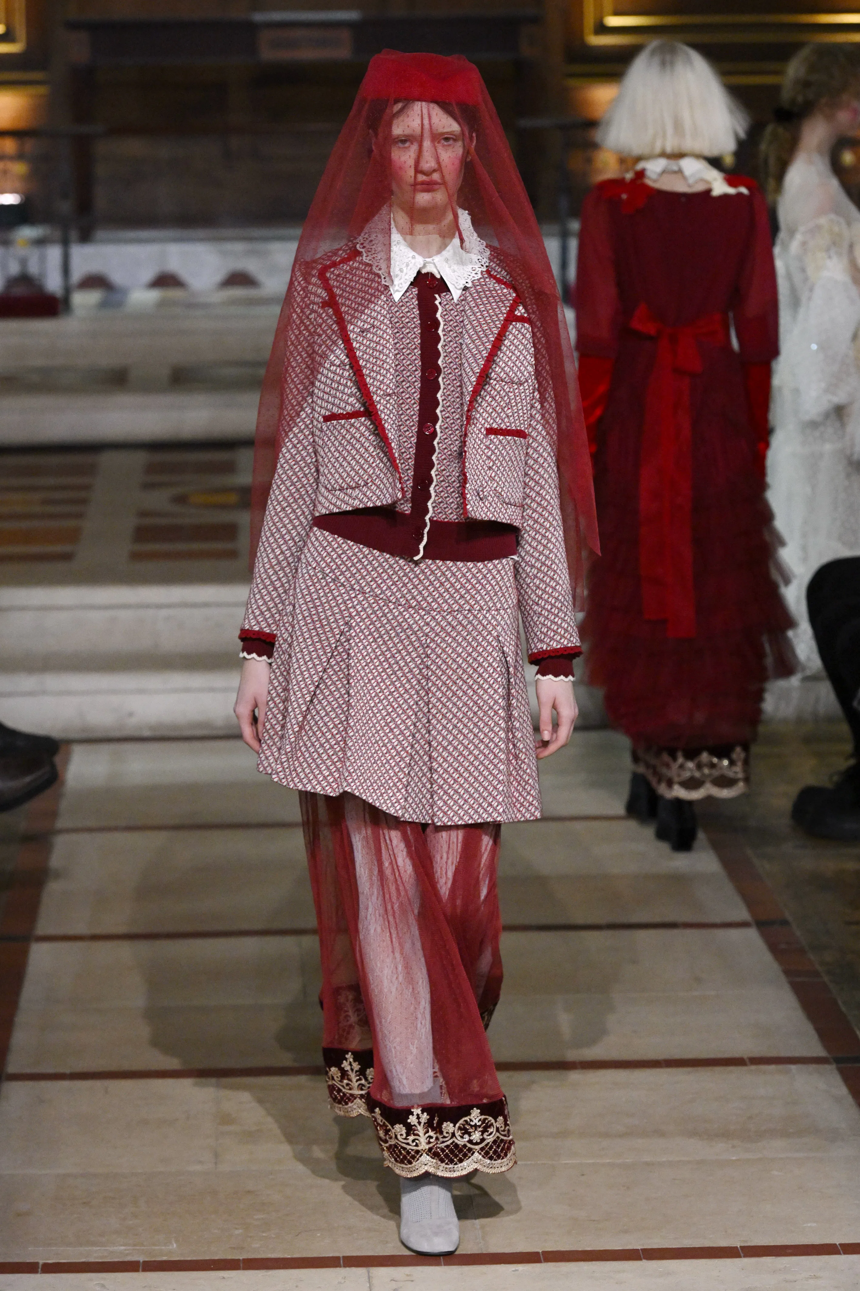 Sheer Skirts Are Trending At London Fashion Week Fall/Winter 2025
