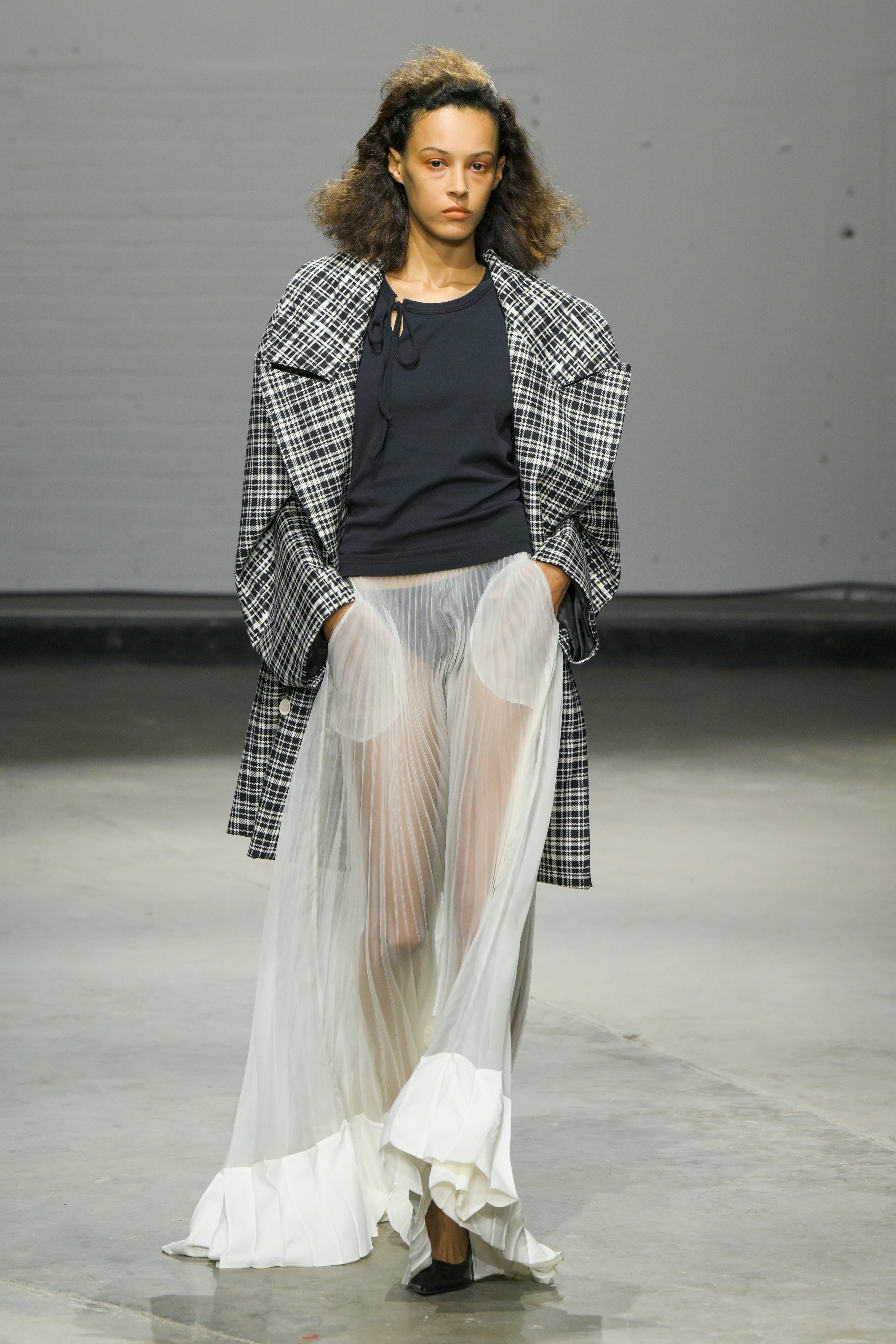 Sheer Skirts Are Trending At London Fashion Week Fall/Winter 2025
