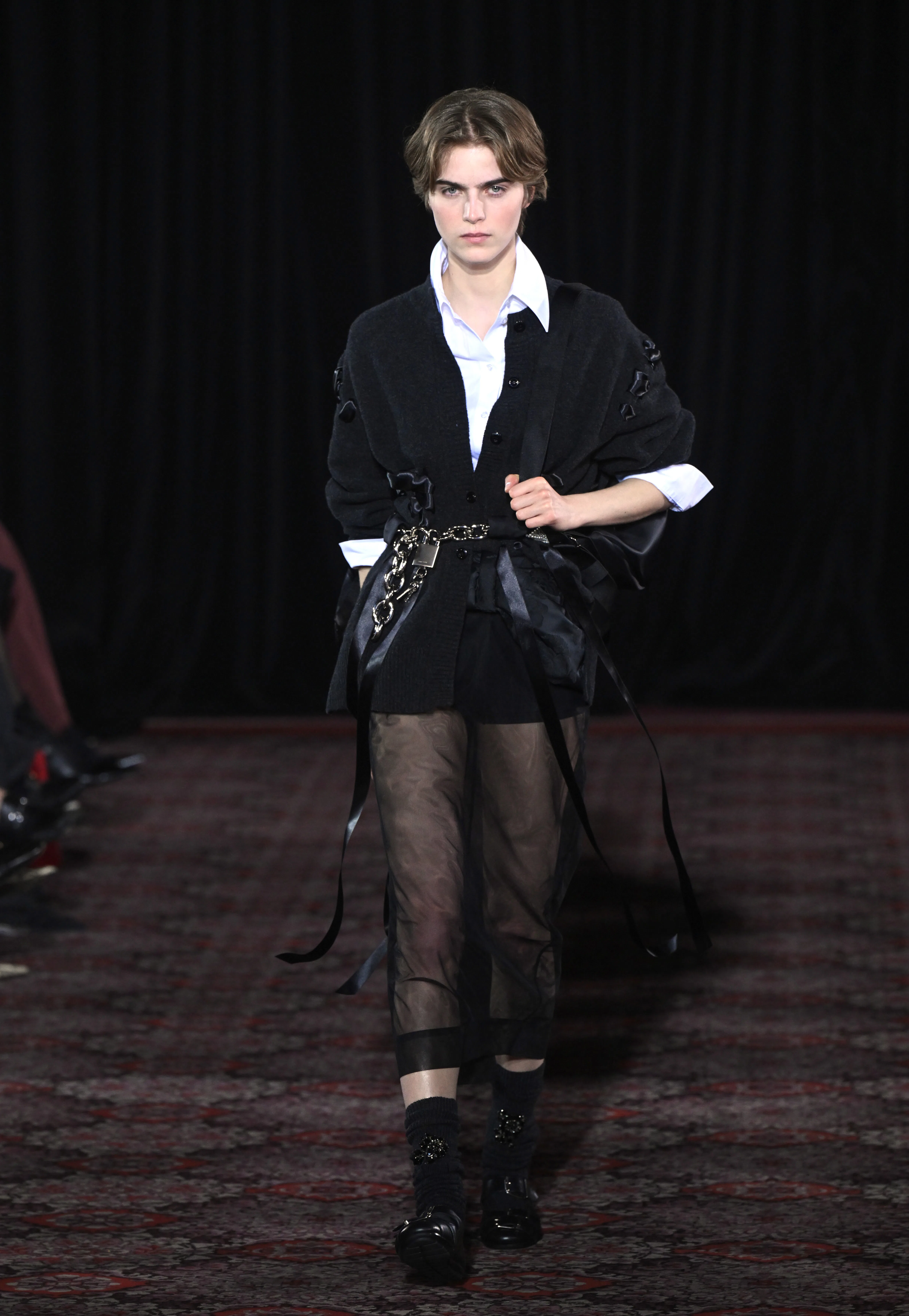 Sheer Skirts Are Trending At London Fashion Week Fall/Winter 2025