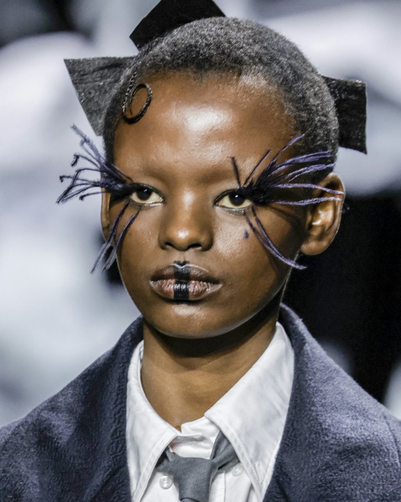 I Wore The Thom Browne Runway Eye Makeup